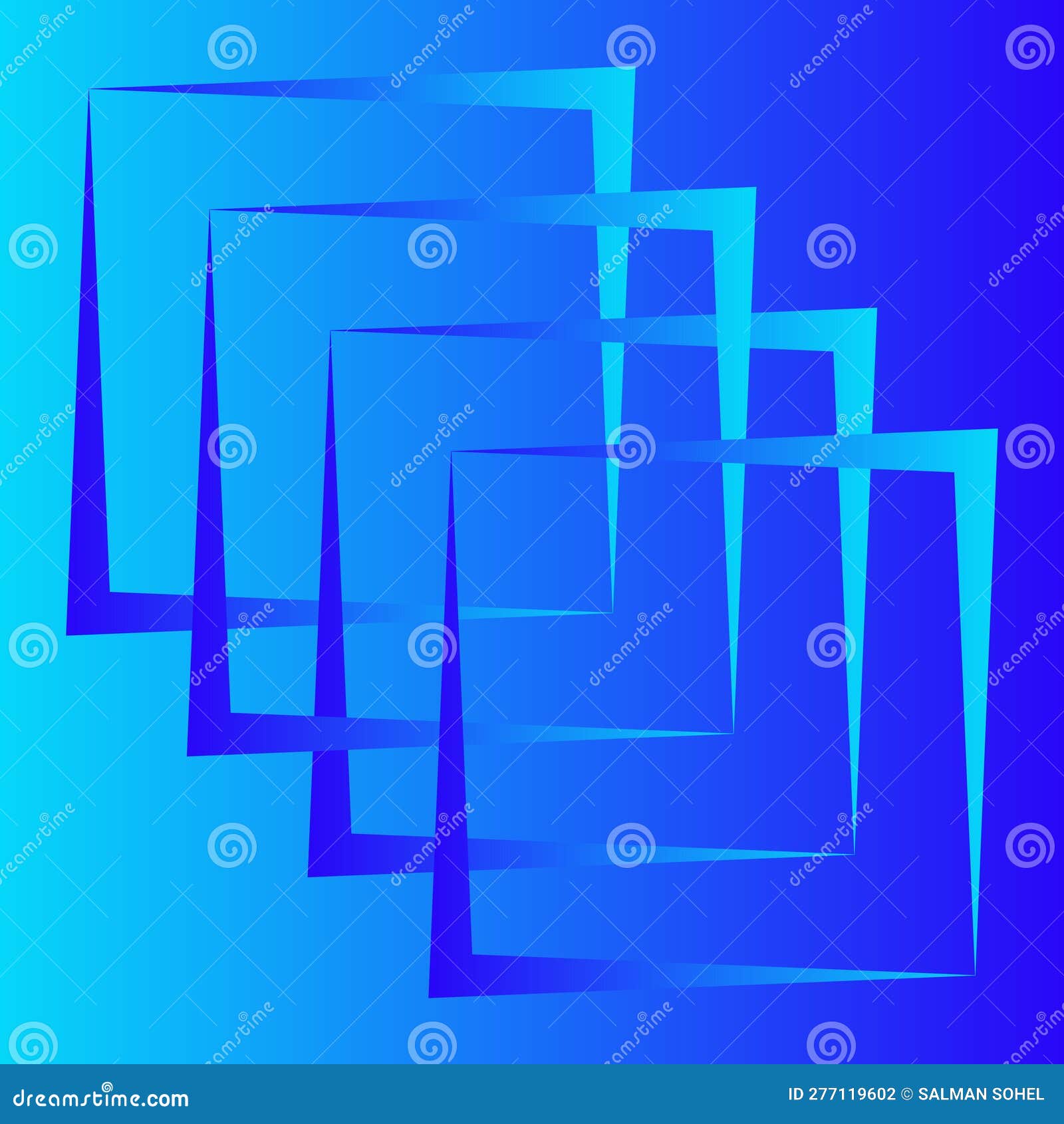 Abstract Bluer Square Shape Bright Light Color Background Design Stock ...