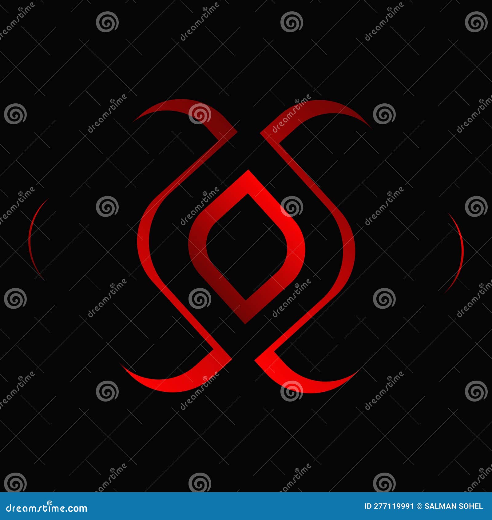 Abstract Red Logo Shape Design Stock Image - Image of shape, desig ...