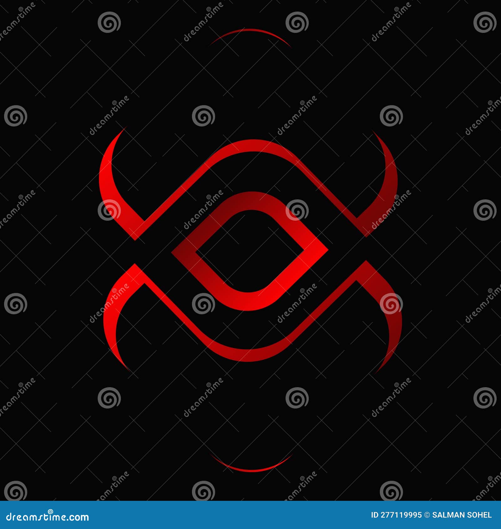 Abstract Red Logo Symbol Sign Icon Design Stock Illustration ...