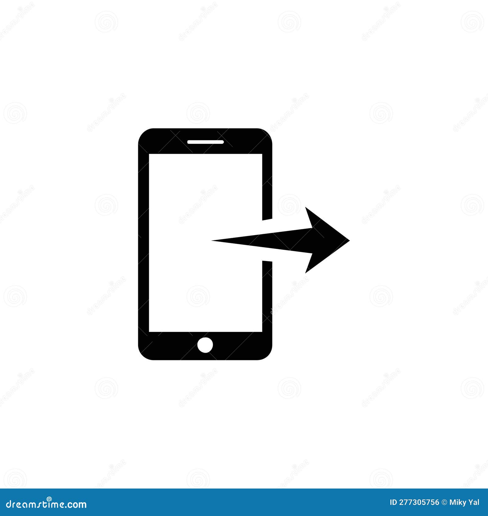 Phone Icon Vector. Set of Flat Phone and Mobile Phone Symbol Collection ...