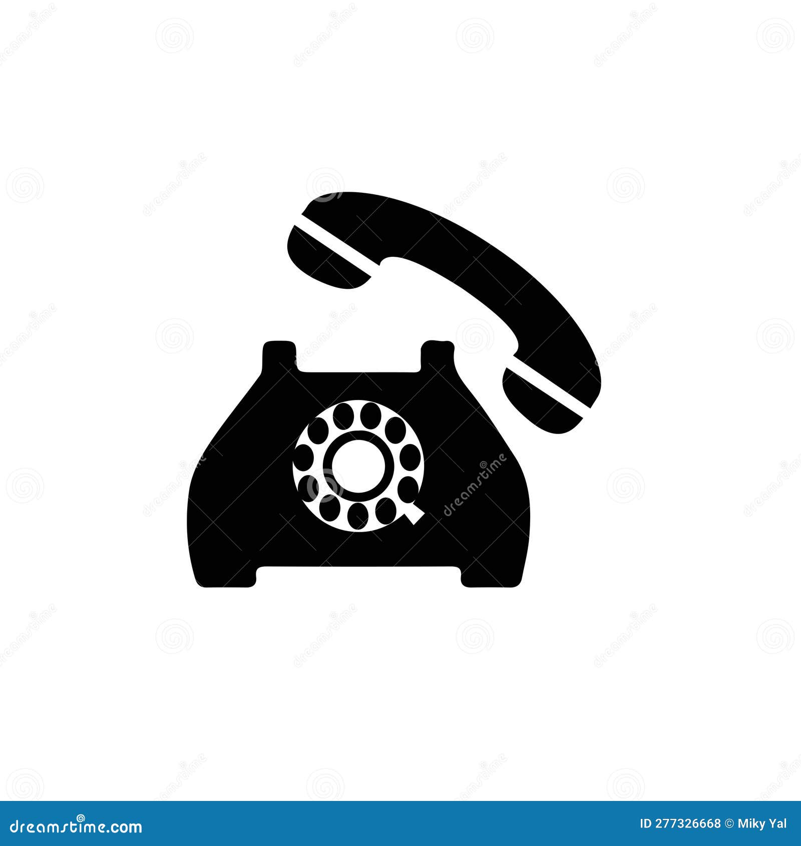 Telephone Icon, Simple Contact Us Icons Set. Universal Contact Us Icons ...
