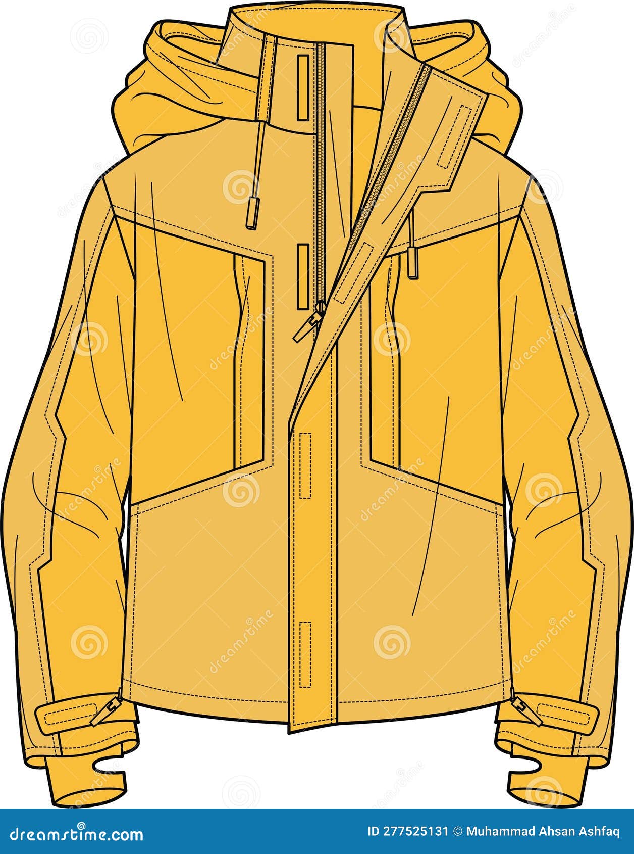 UNISEX WEAR JACKETS OVERCOAT and TRUCKER VECTOR Stock Vector ...
