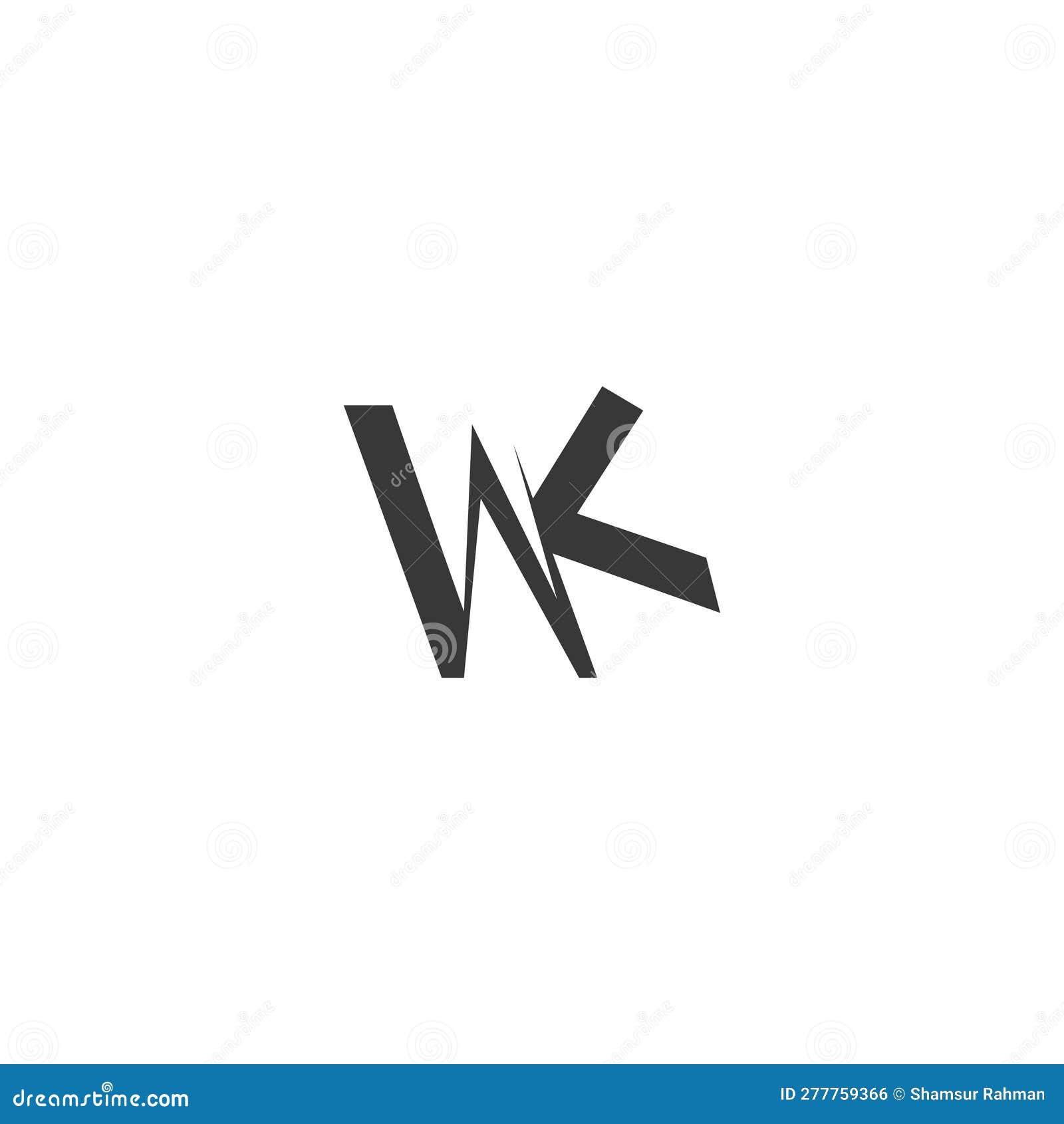 Alphabet Letters Initials Monogram Logo KW, WK, K and W Stock Vector ...