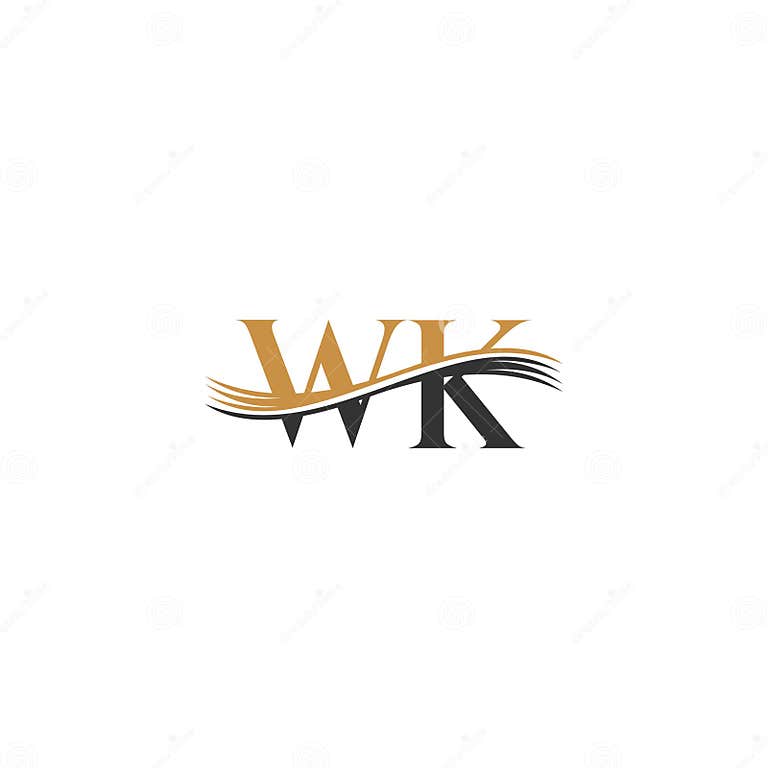 Alphabet Letters Initials Monogram Logo KW, WK, K and W Stock Vector ...