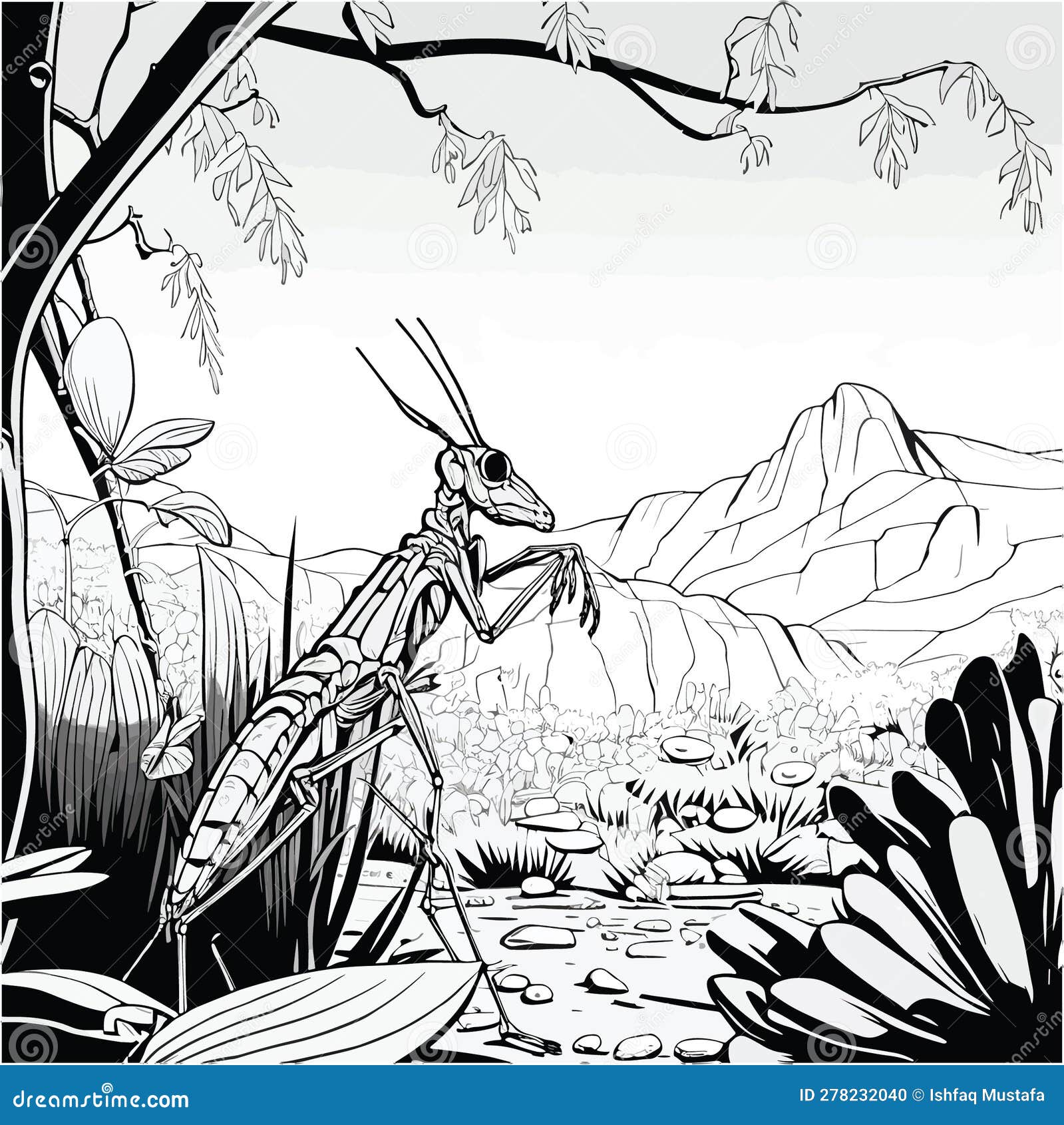 Coloring Pages for Kids and Adults Stock Vector - Illustration of ...