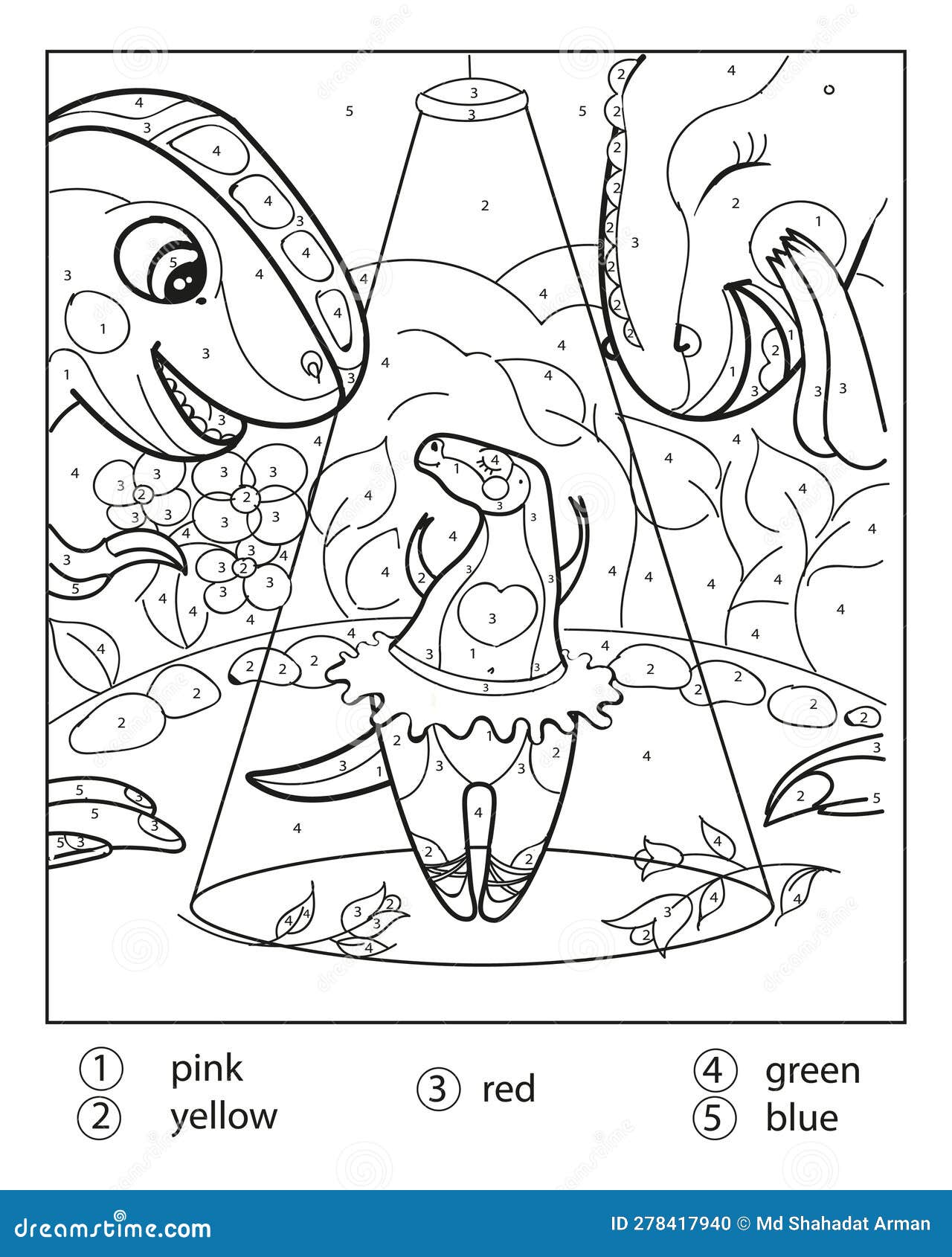 Unicorn Color By Number Coloring Page Design, Unicorn Story Tailing ... Unicorn Color By Number Coloring Page Design, Unicorn Story Tailing ...
