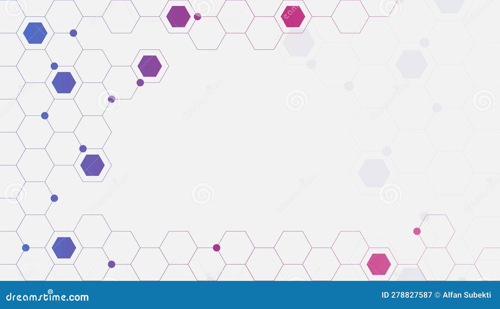 Abstract Science and Technology Background with Hexagonal Shapes Stock ...