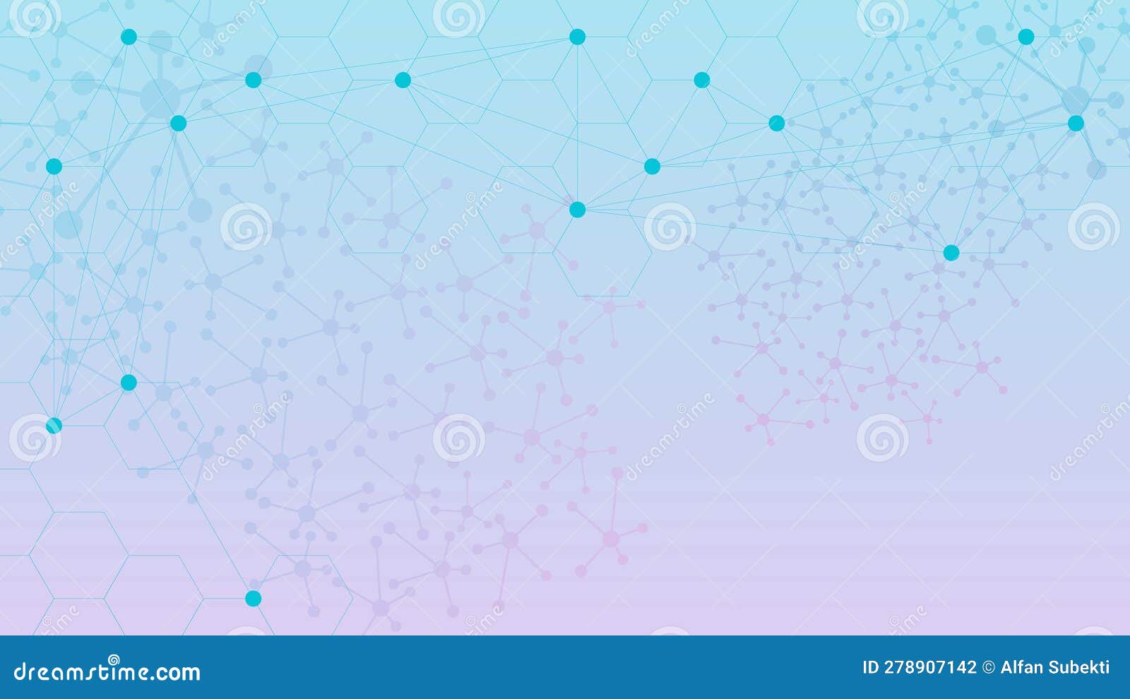 Modern Scientific with Molecular Structure and Hexagon Shapes Stock ...