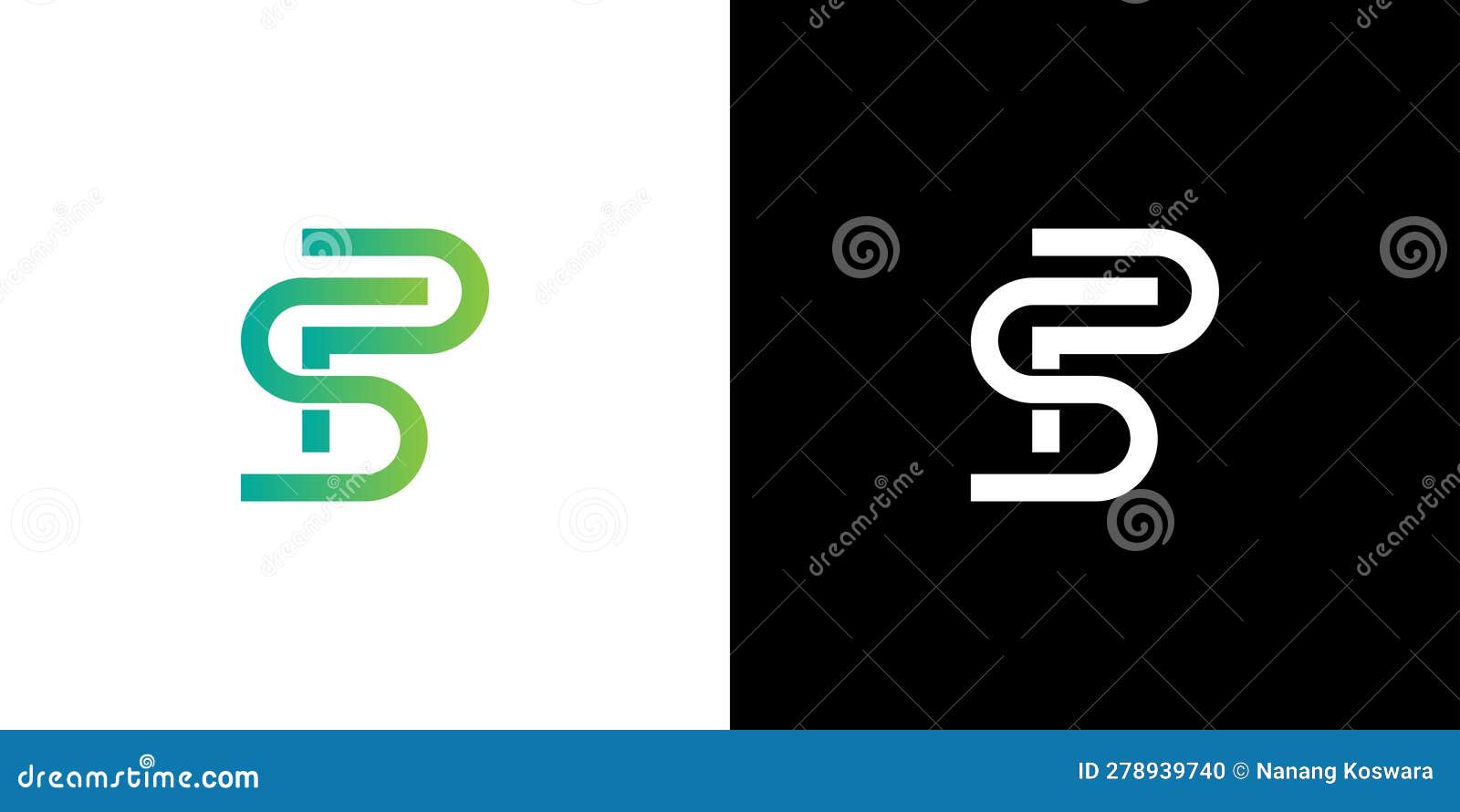 SP Logo, SP Monogram, Initial SP Logo, Letter SP Logo, Icon, Vector ...