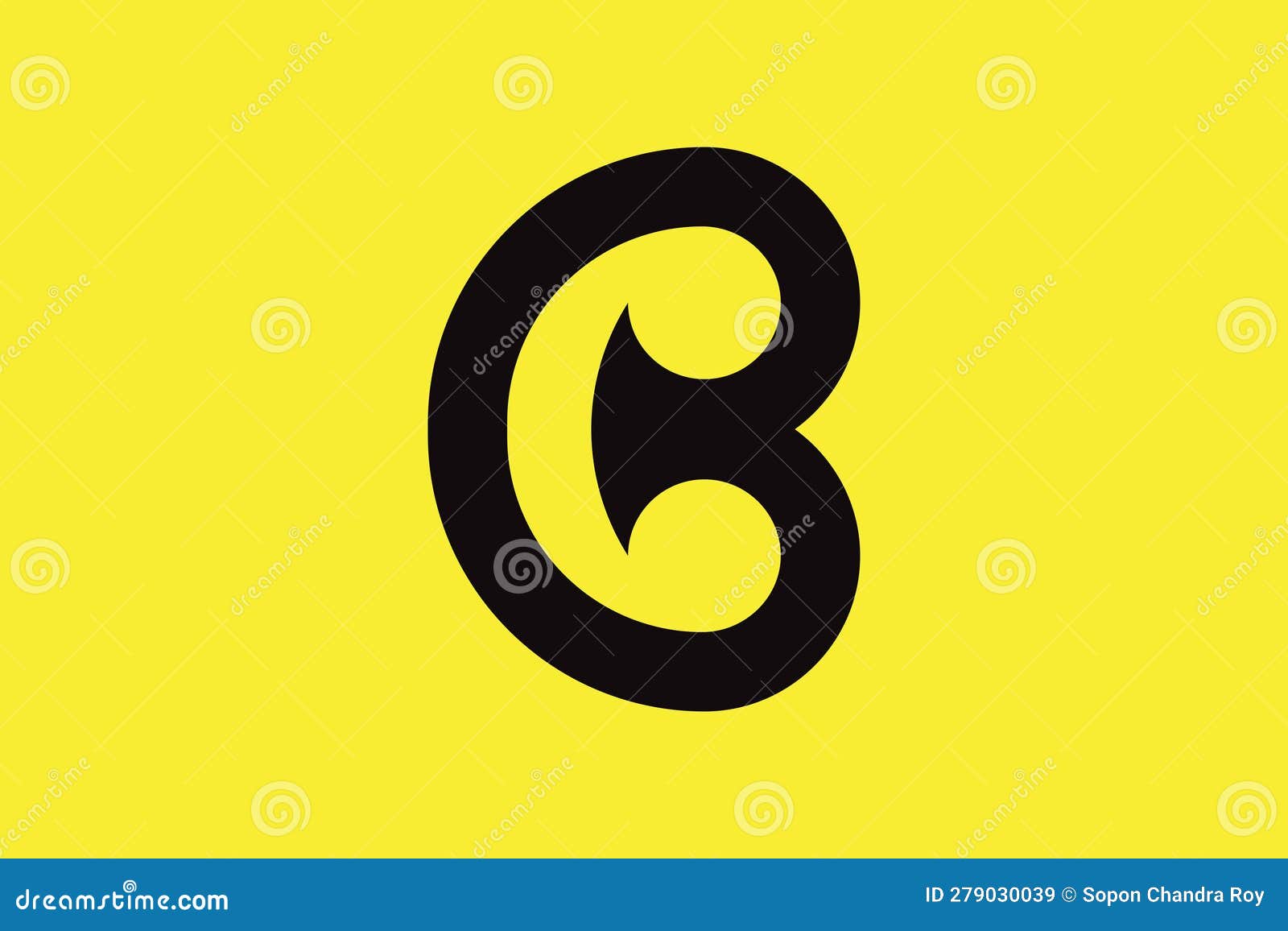 Free Vector B Call Icon Design Template on Yellow Background Stock ...