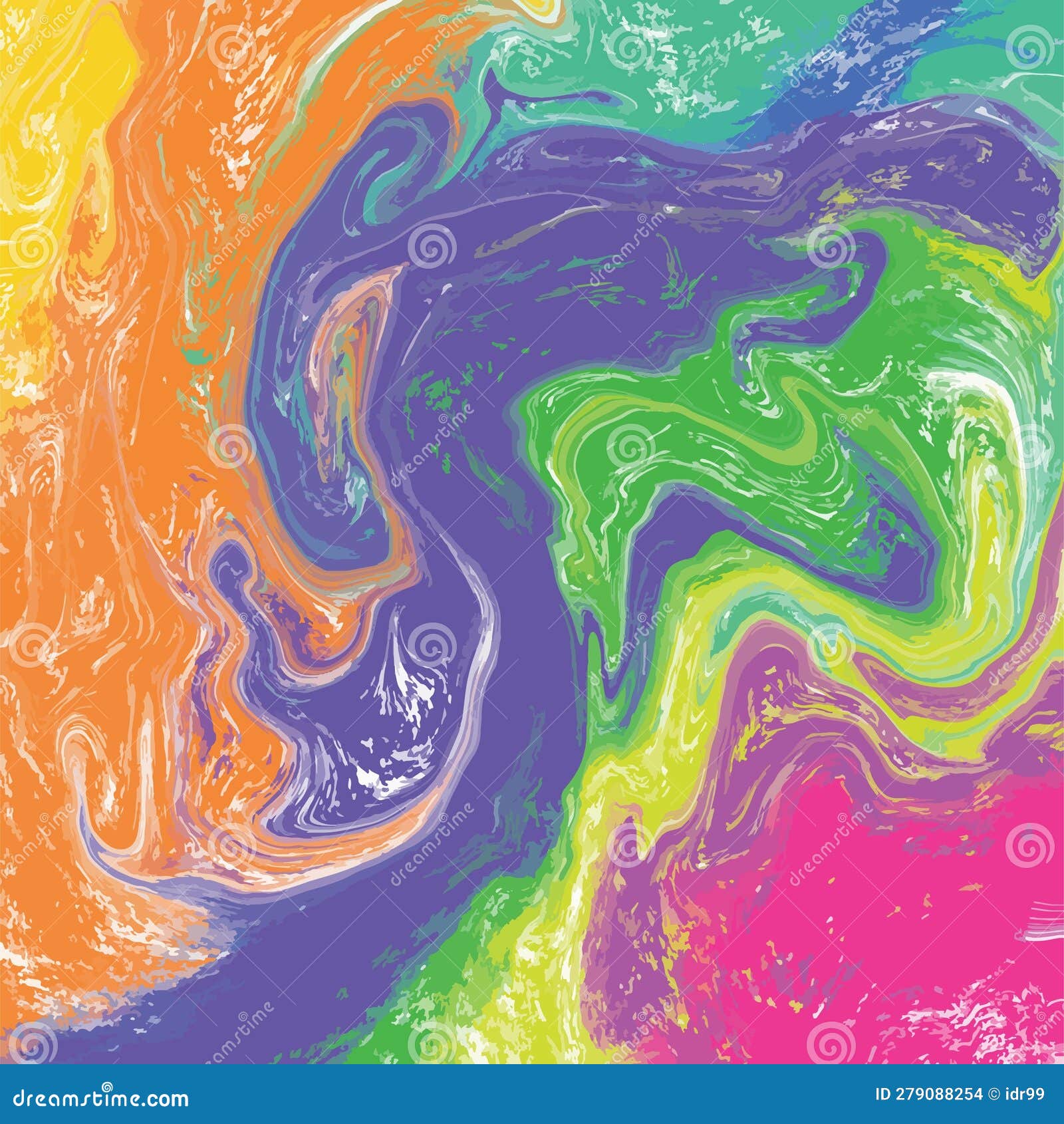 Abstract Acrilic Painting Stylized Prizma Filter Stock Image ...