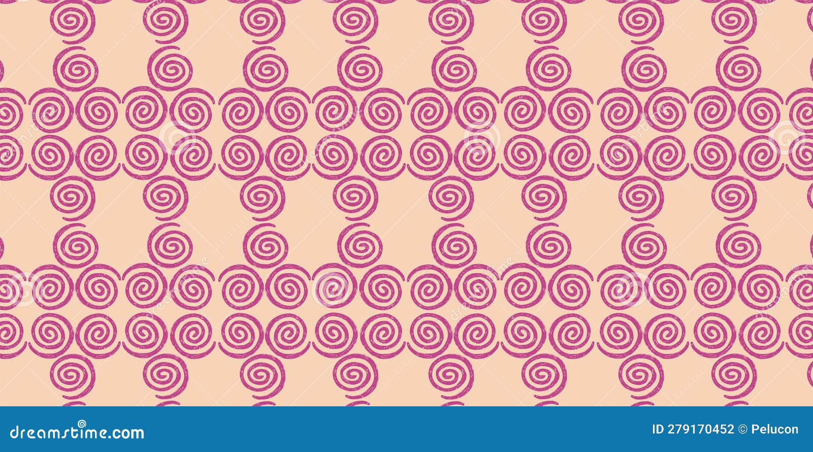 Spiral Motif Vector Repeat Pattern Stock Vector - Illustration of ...