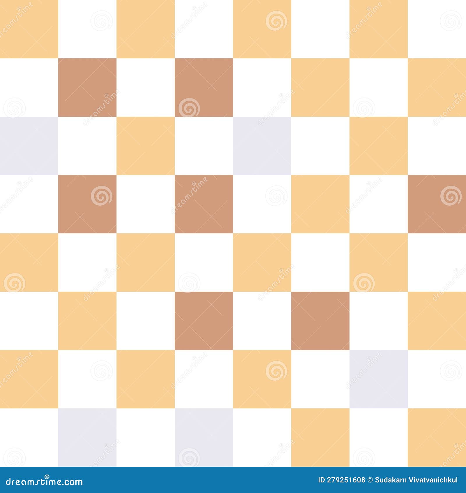 Orange, Brown, and Gray Pastel Checkerboard Pattern Background. Stock Vector - Illustration of ...