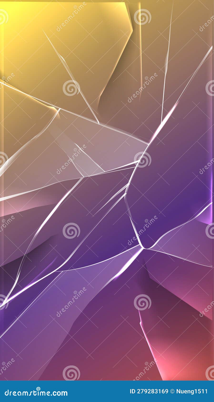 Abstract Color Broken Glass Mobile Wallpaper_030 Stock Vector ...