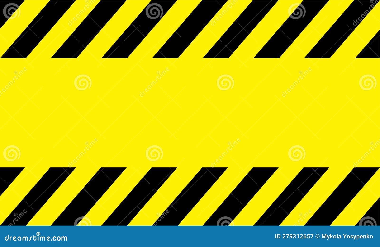 Yellow Caution Stripe, Vector Stock Vector - Illustration of caution ...