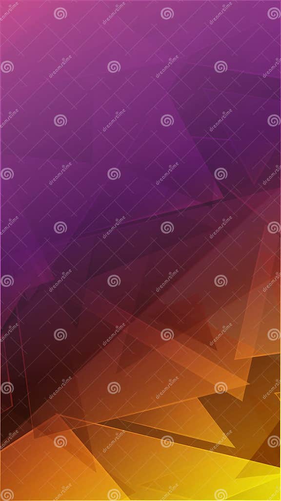 Abstract Color Polygon Mobile Wallpaper_021 Stock Vector - Illustration ...