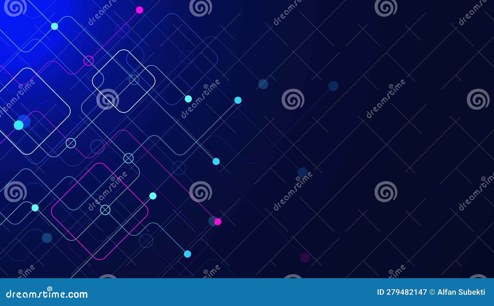 Abstract Digital Geometric Digital Connecting Dots and Lines Stock ...