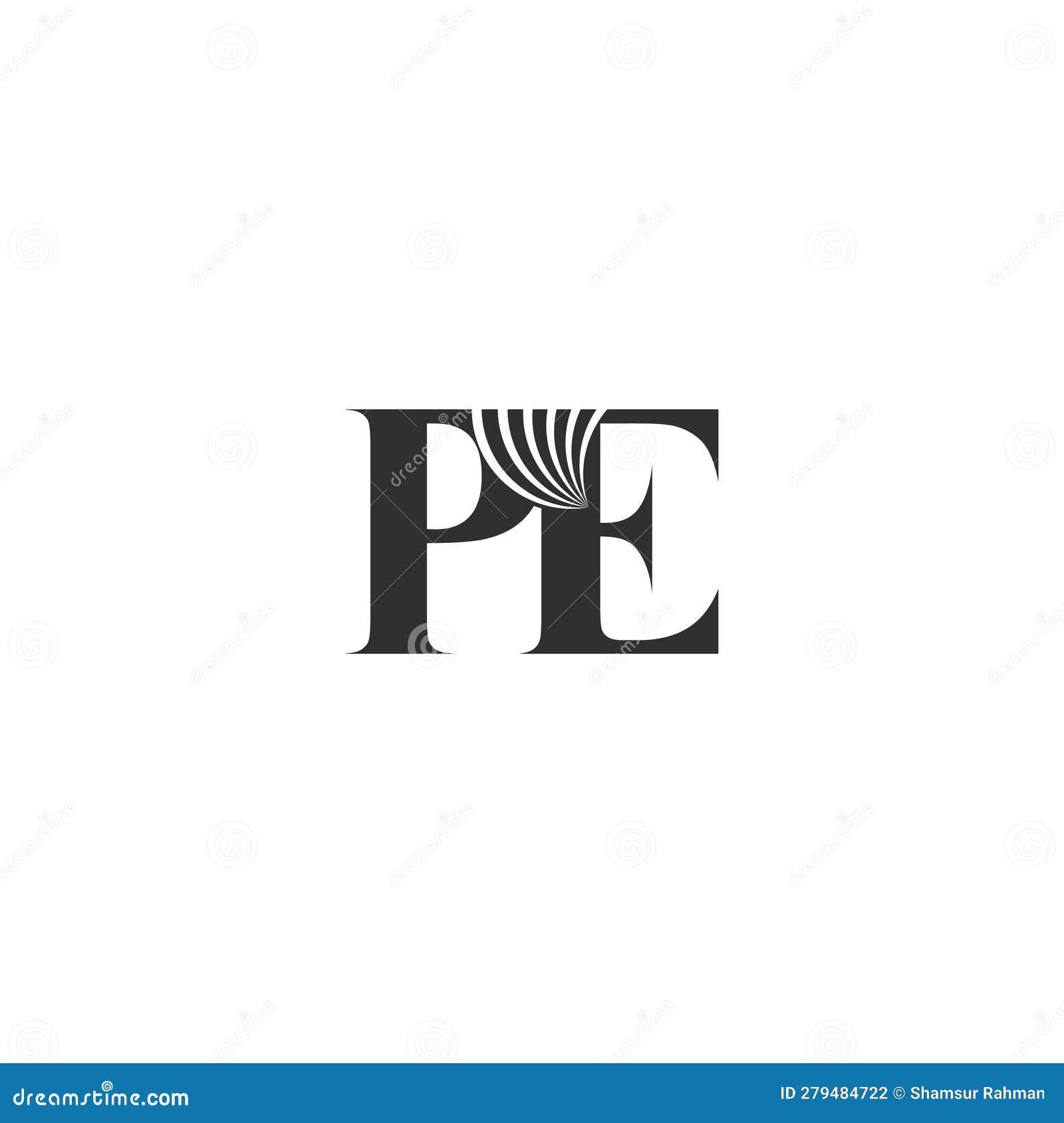 Alphabet Initials Logo PE, EP, P and E Stock Vector - Illustration of ...
