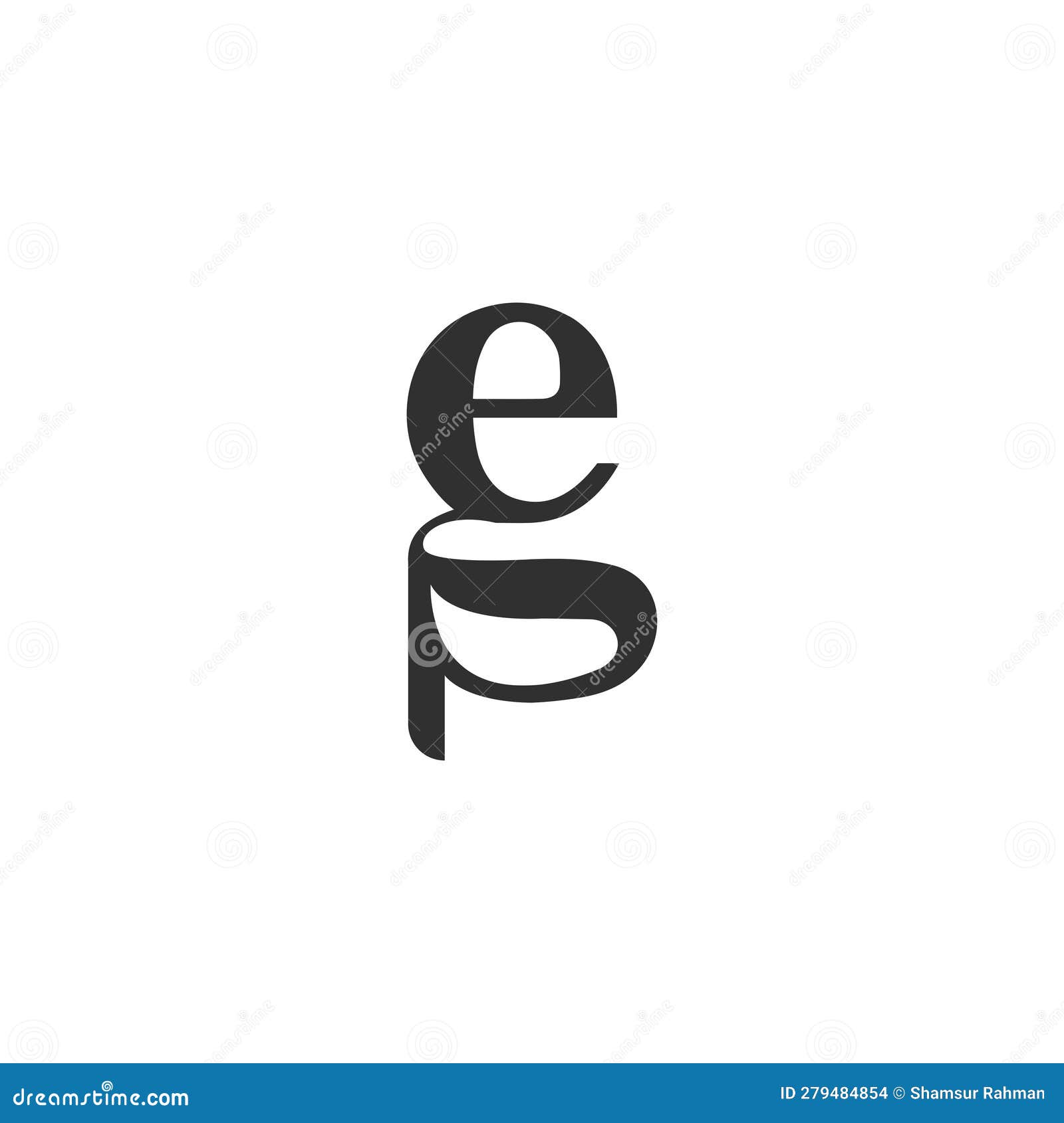 Alphabet Initials Logo PE, EP, P and E Stock Vector - Illustration of ...