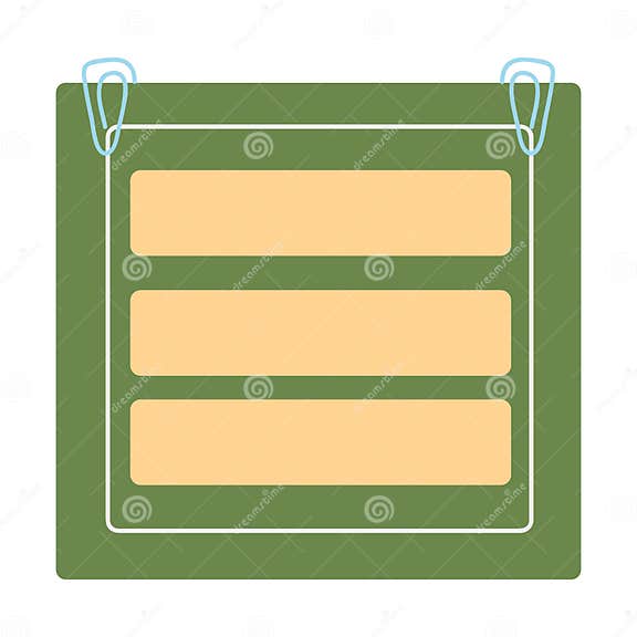 Colored Sticky Notes Paper Illustration. Stock Vector - Illustration of ...