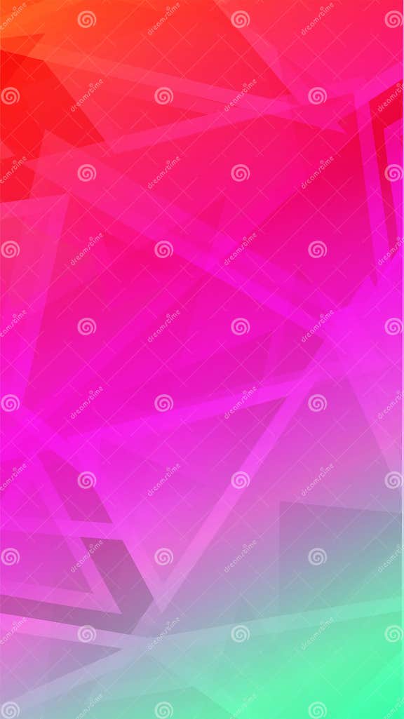 Abstract Color Triangle Design Mobile Wallpaper_010 Stock Vector ...
