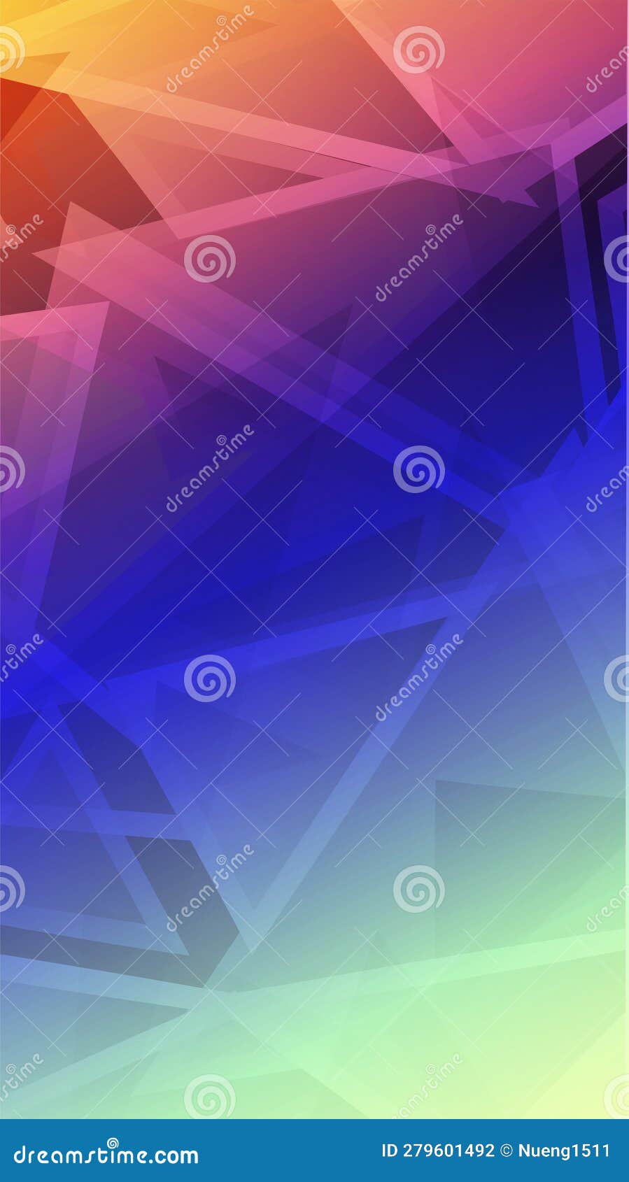 Abstract Color Triangle Design Mobile Wallpaper_013 Stock Illustration ...
