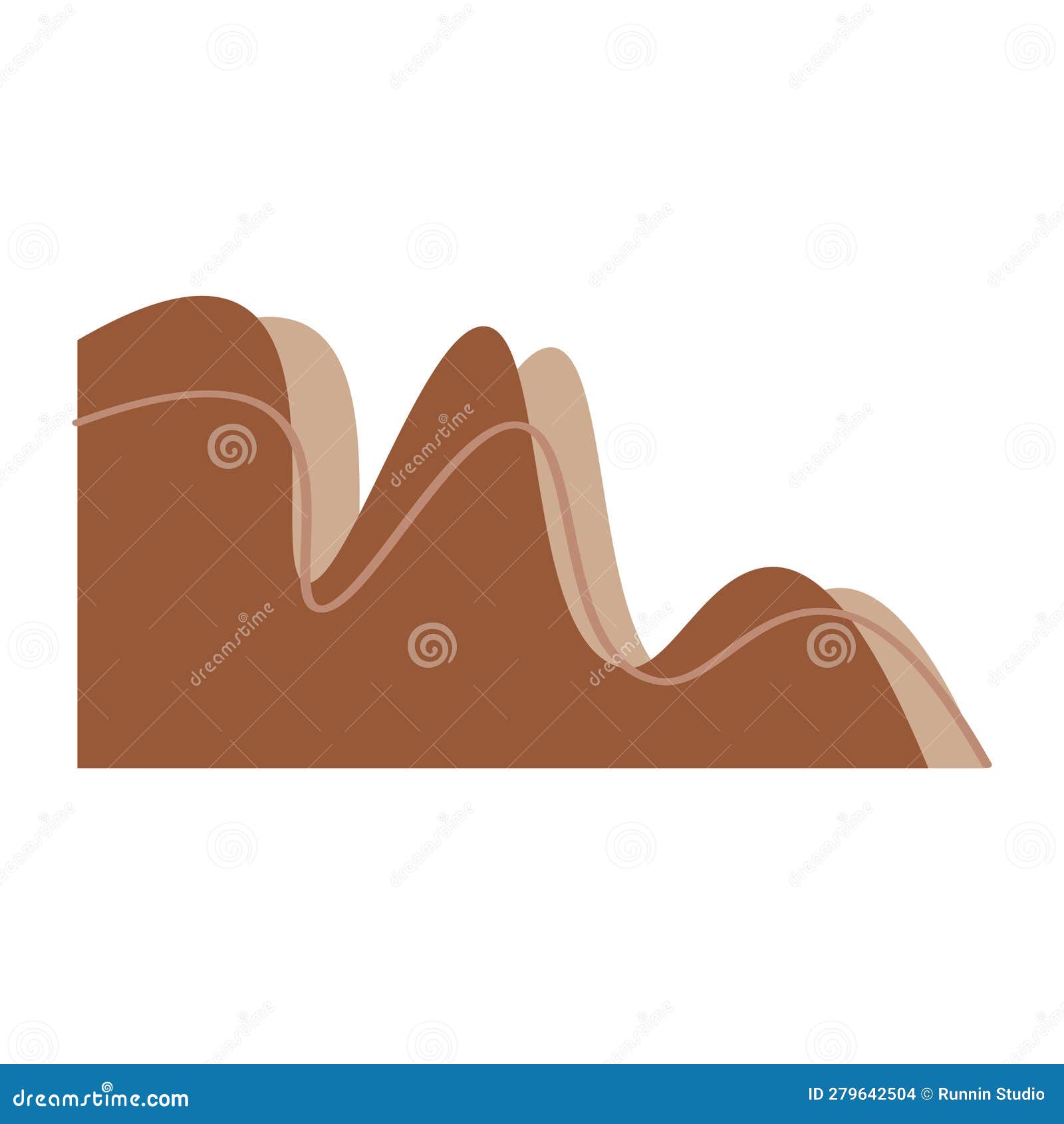 Aesthetic Wave Border Vector Illustration. Stock Vector - Illustration ...