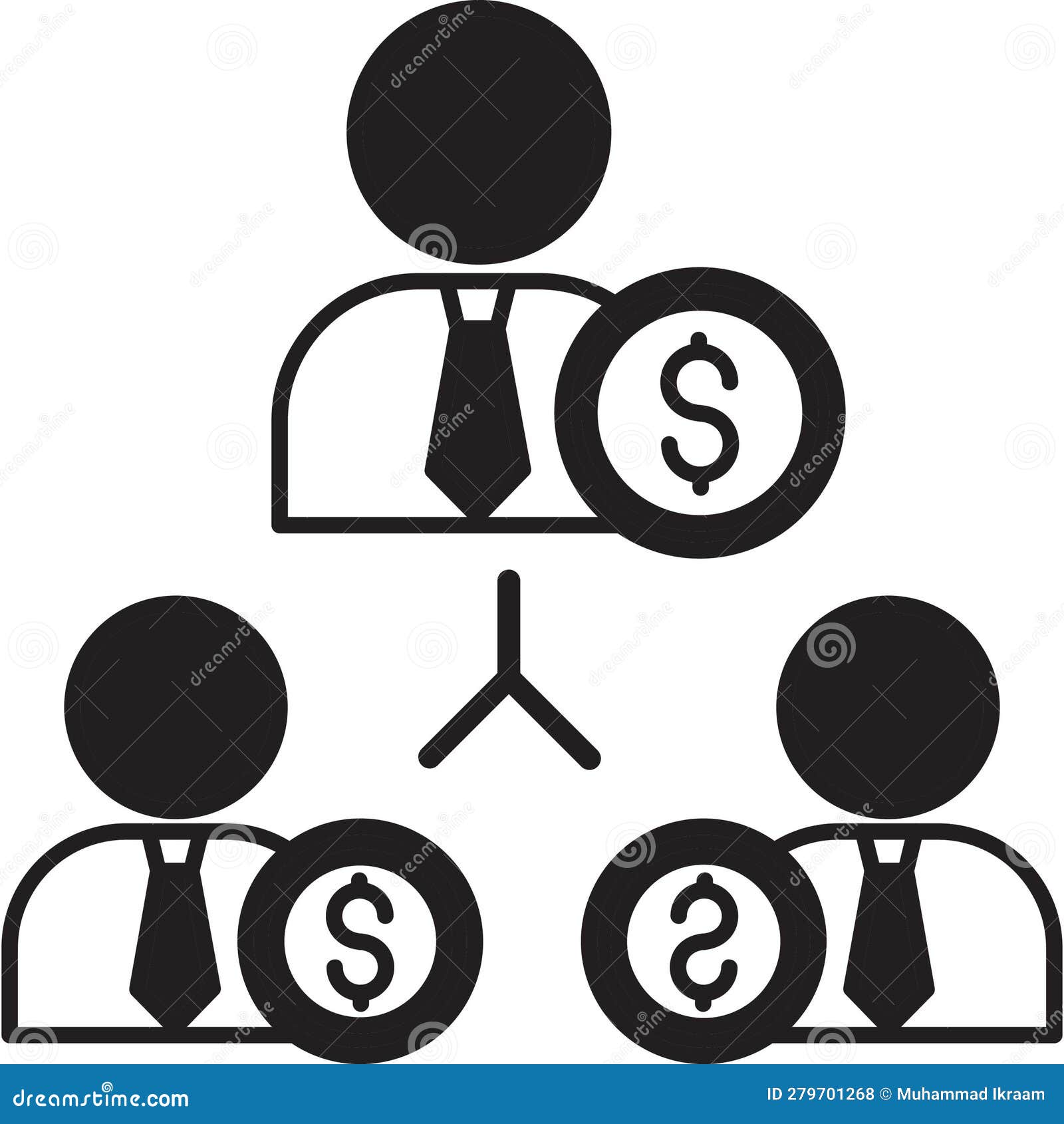 Investors Which Can Easily Edit or Modify Stock Illustration ...