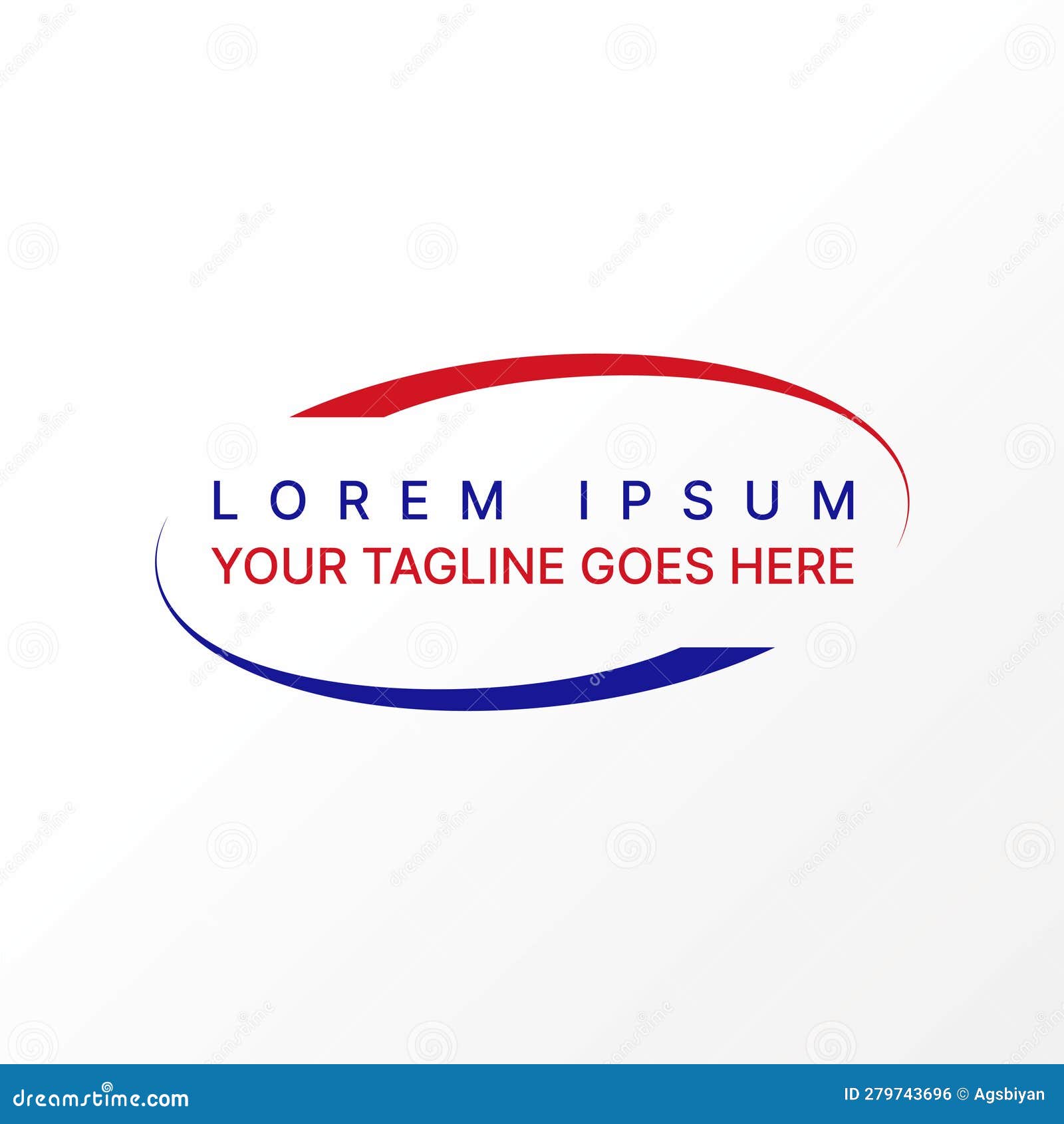 Emblem Template Ellipse Swoosh Cutting Round. Related To Business ...