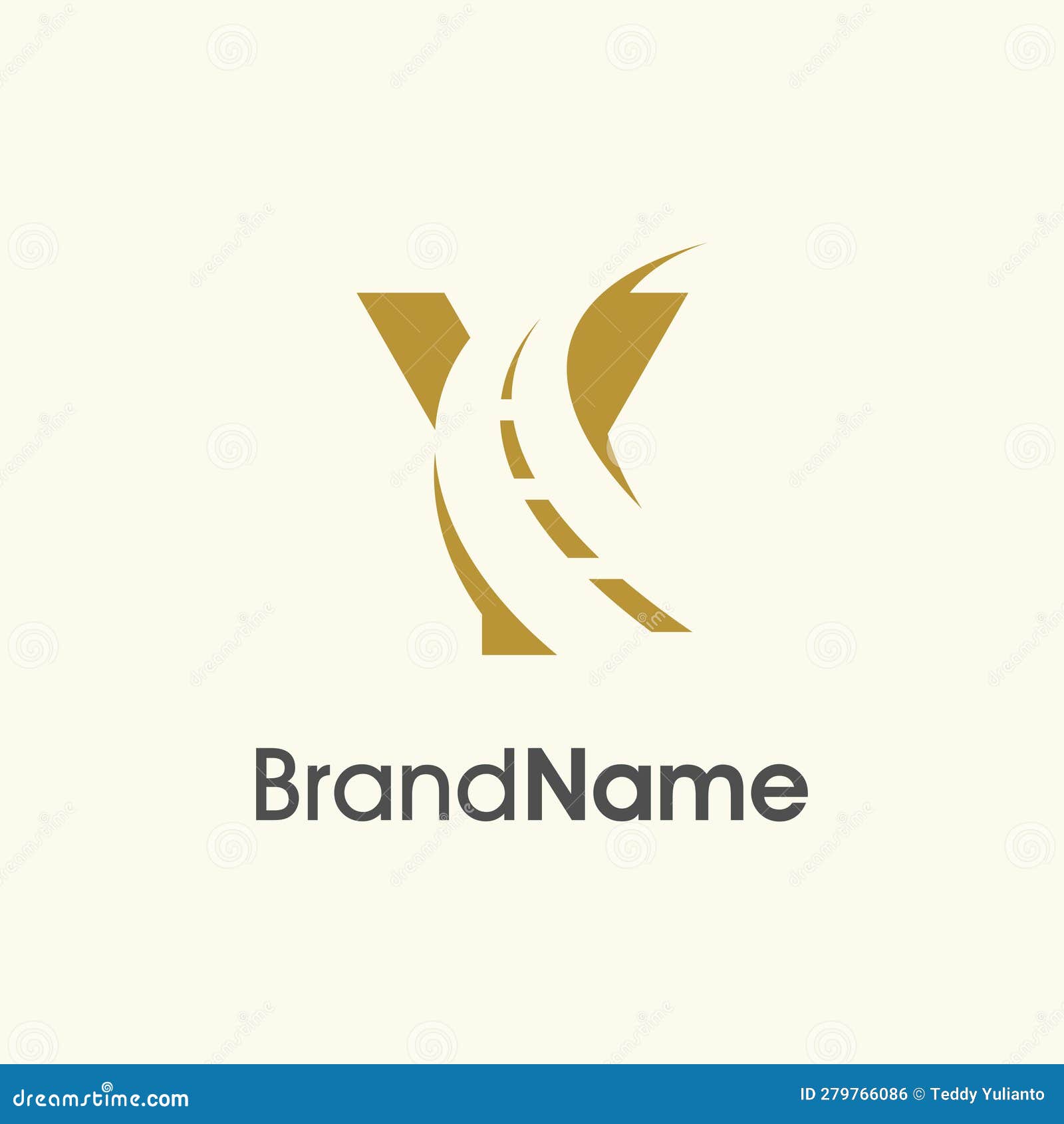 Simple Elegant Initial Y Road Way Logo Stock Vector - Illustration of ...