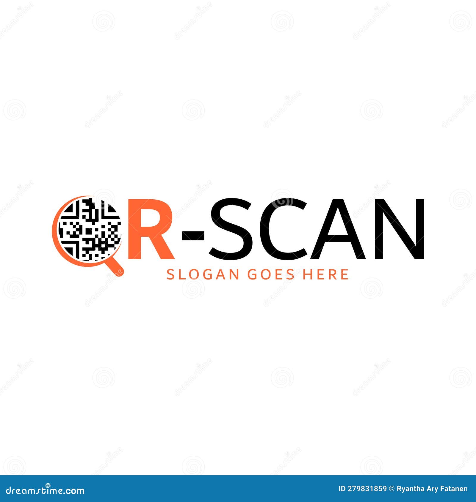 QR Code Scanning Logo Design Stock Vector - Illustration of code, price ...