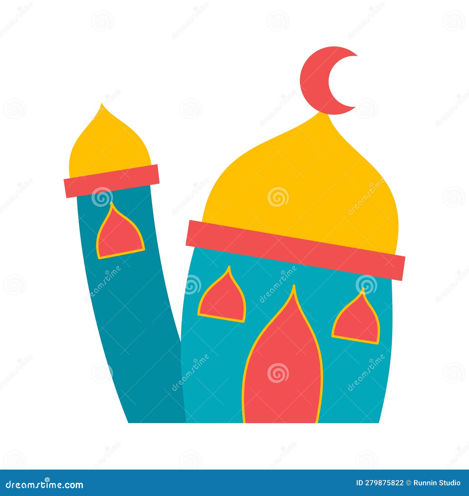 Islamic Element Illustration Stock Vector - Illustration of ramadan ...