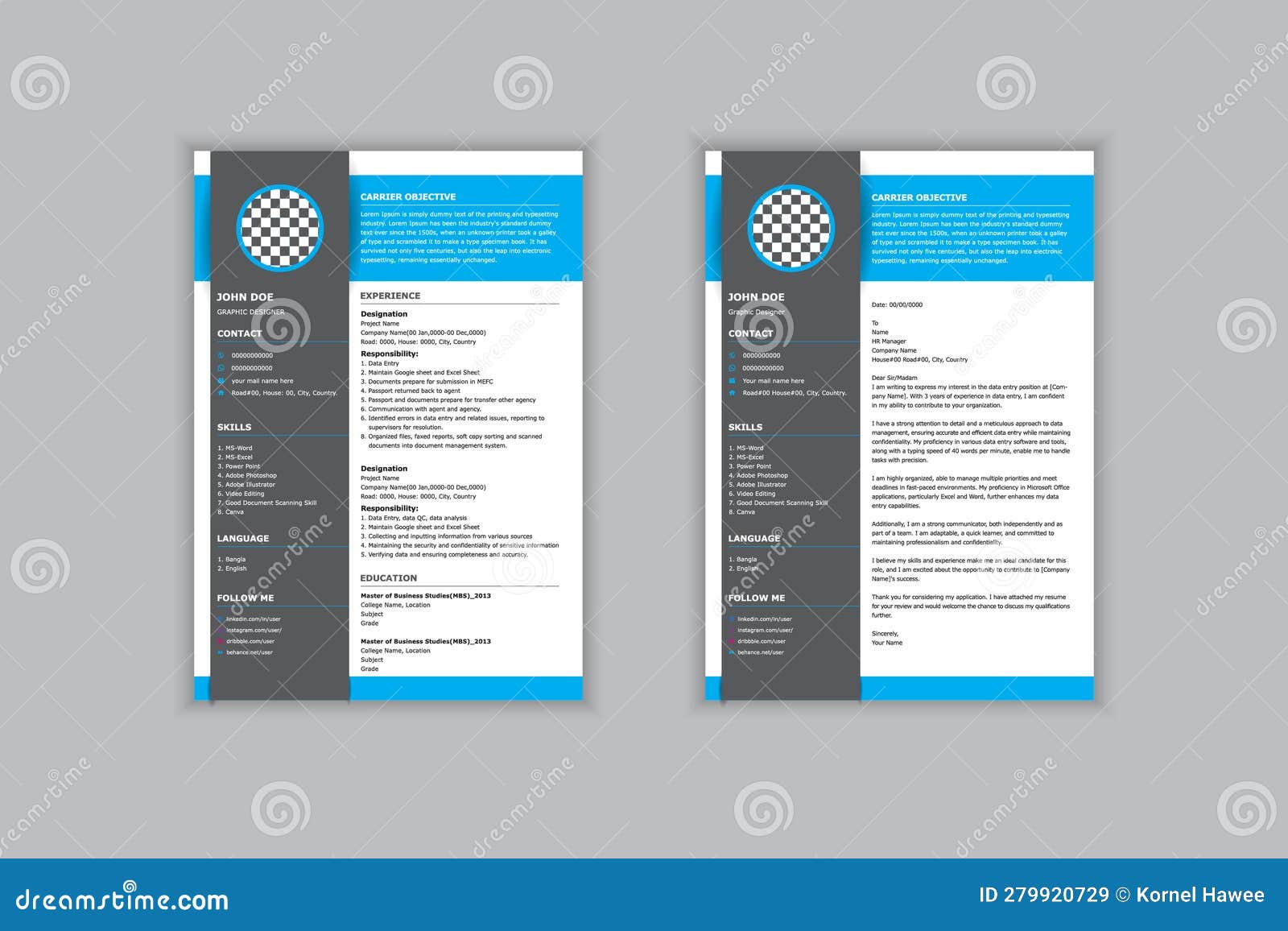 Innovate Pro Modern Professional Resume Template Design and Cover ...