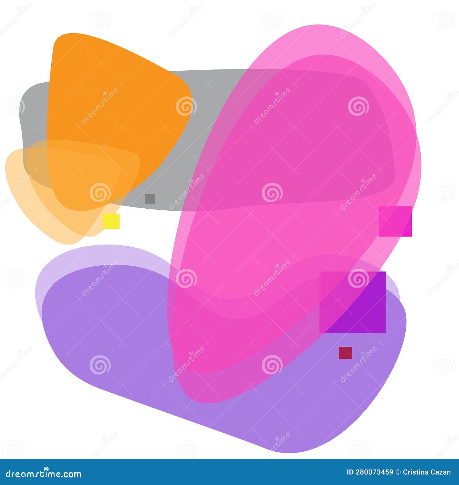 Abstract Design with Transparency Shapes Stock Vector - Illustration of ...