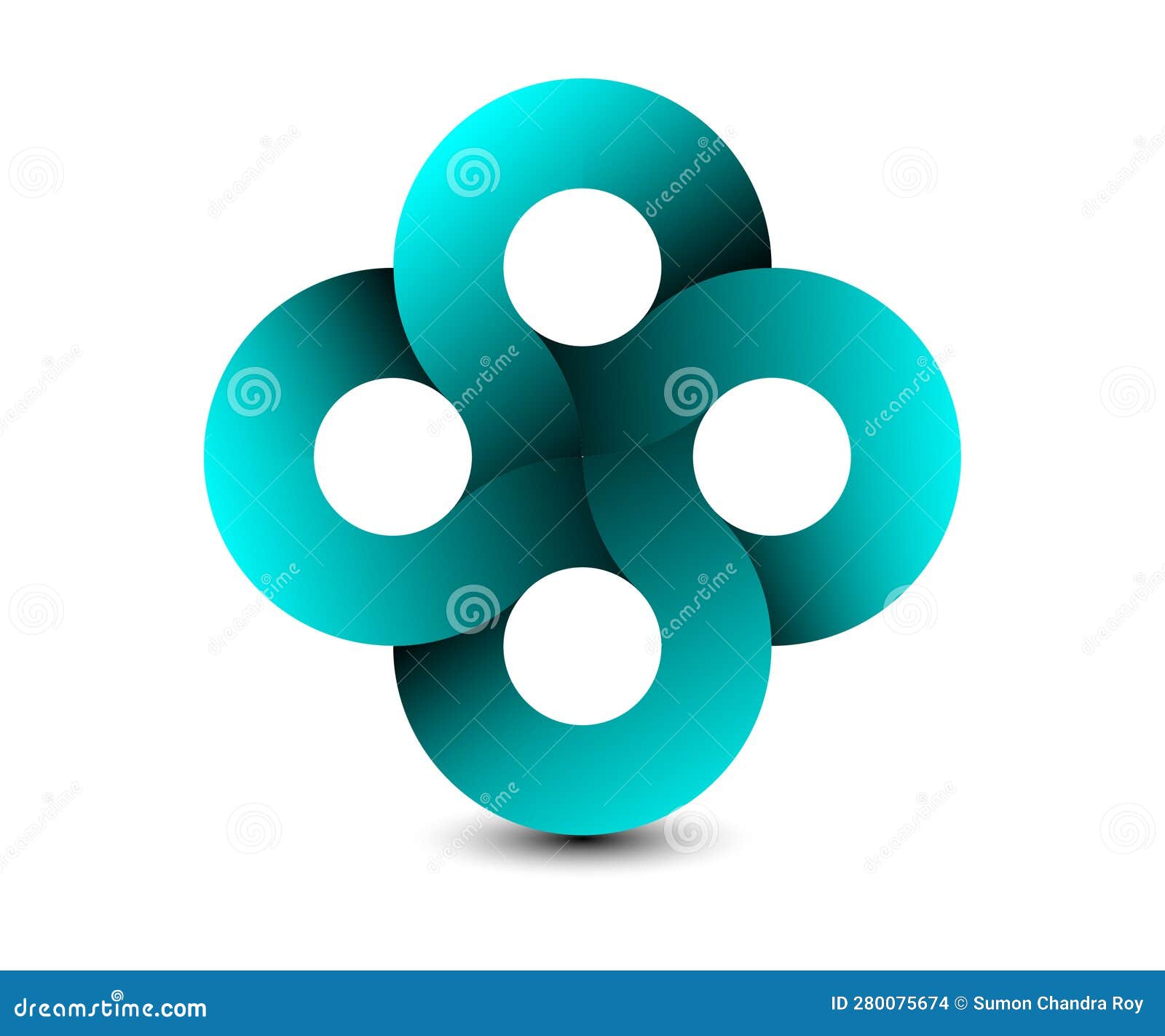 Multicolored Vector Icon of Two Infinity Mathematics Concept Stock ...