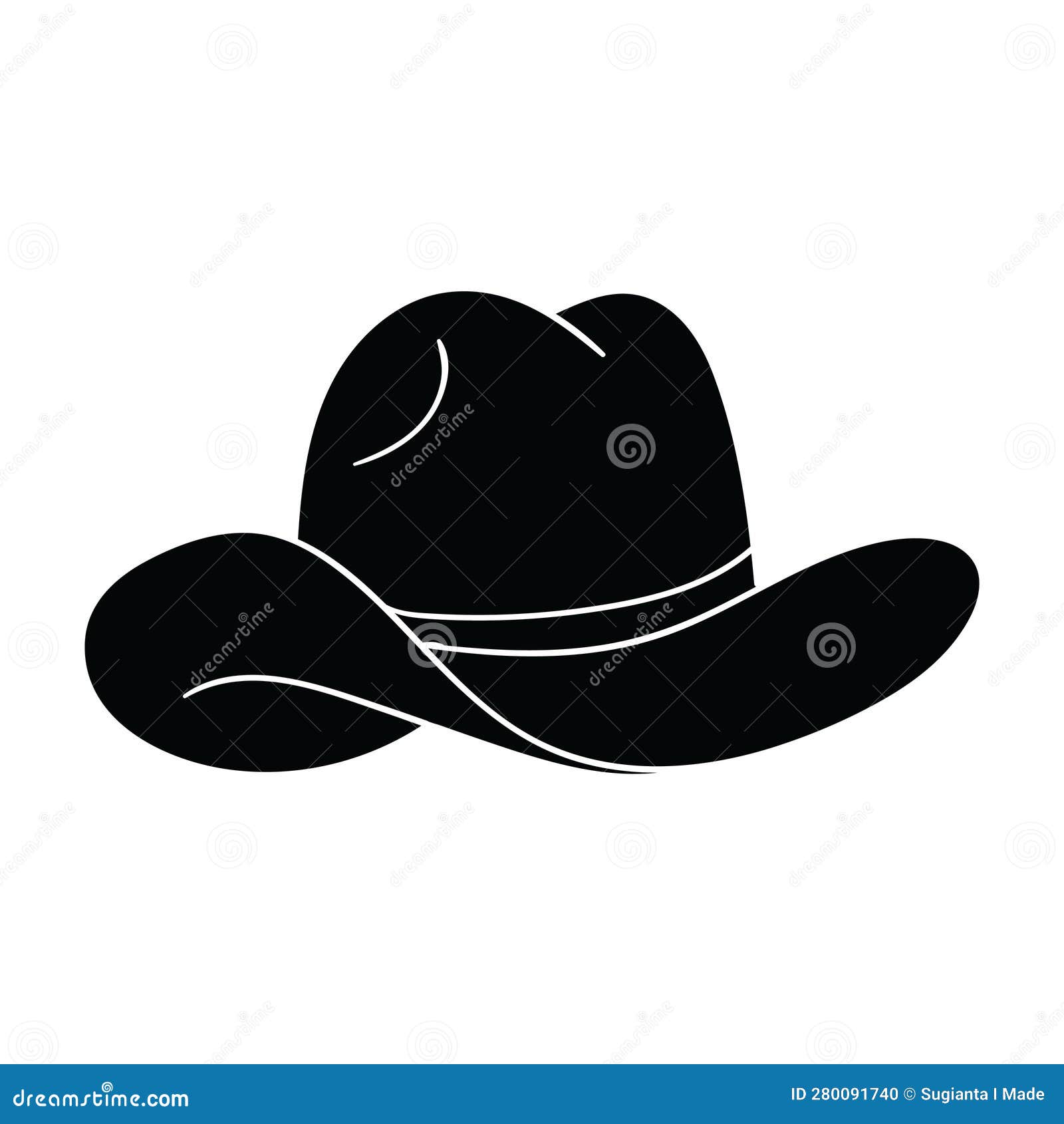 Hat icon vector stock vector. Illustration of learners - 280091740