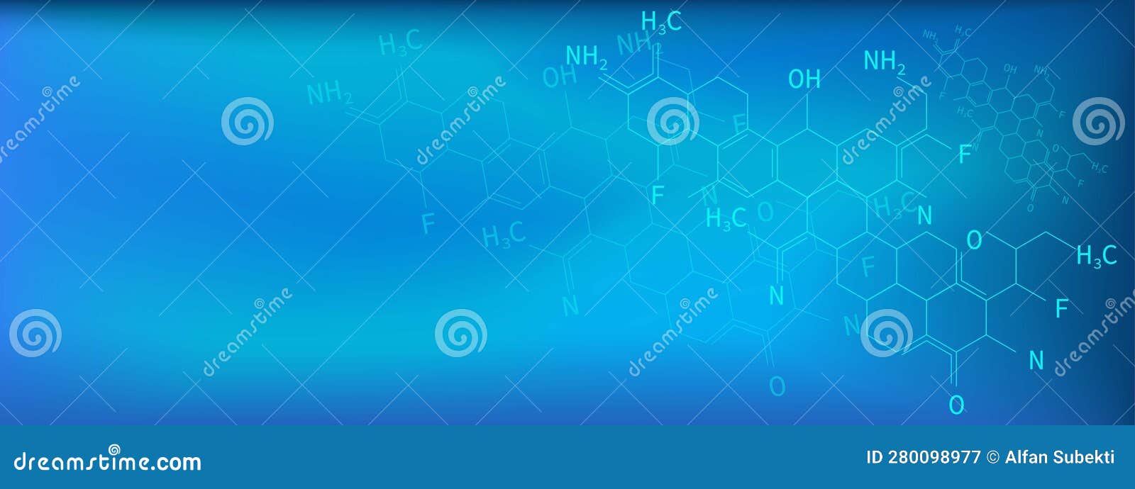 Chemical Formulas for Science Background Design Concept Stock Vector ...