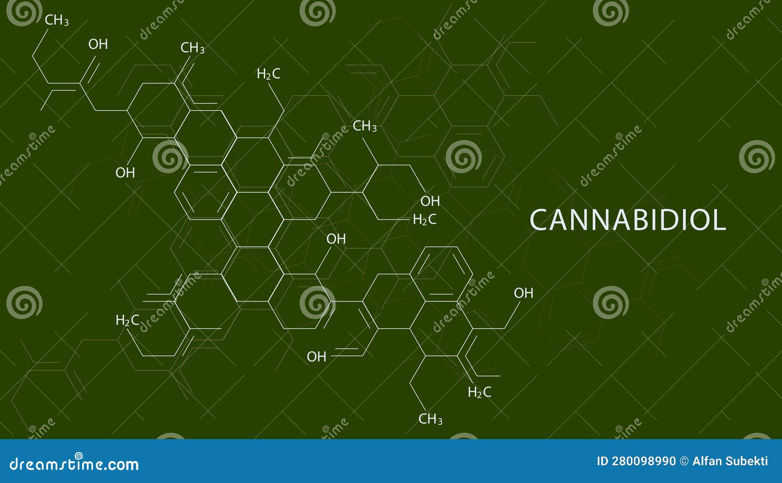 Chemical Formulas of Cannabidiol (CBD) Cannabis Molecule Stock Vector ...