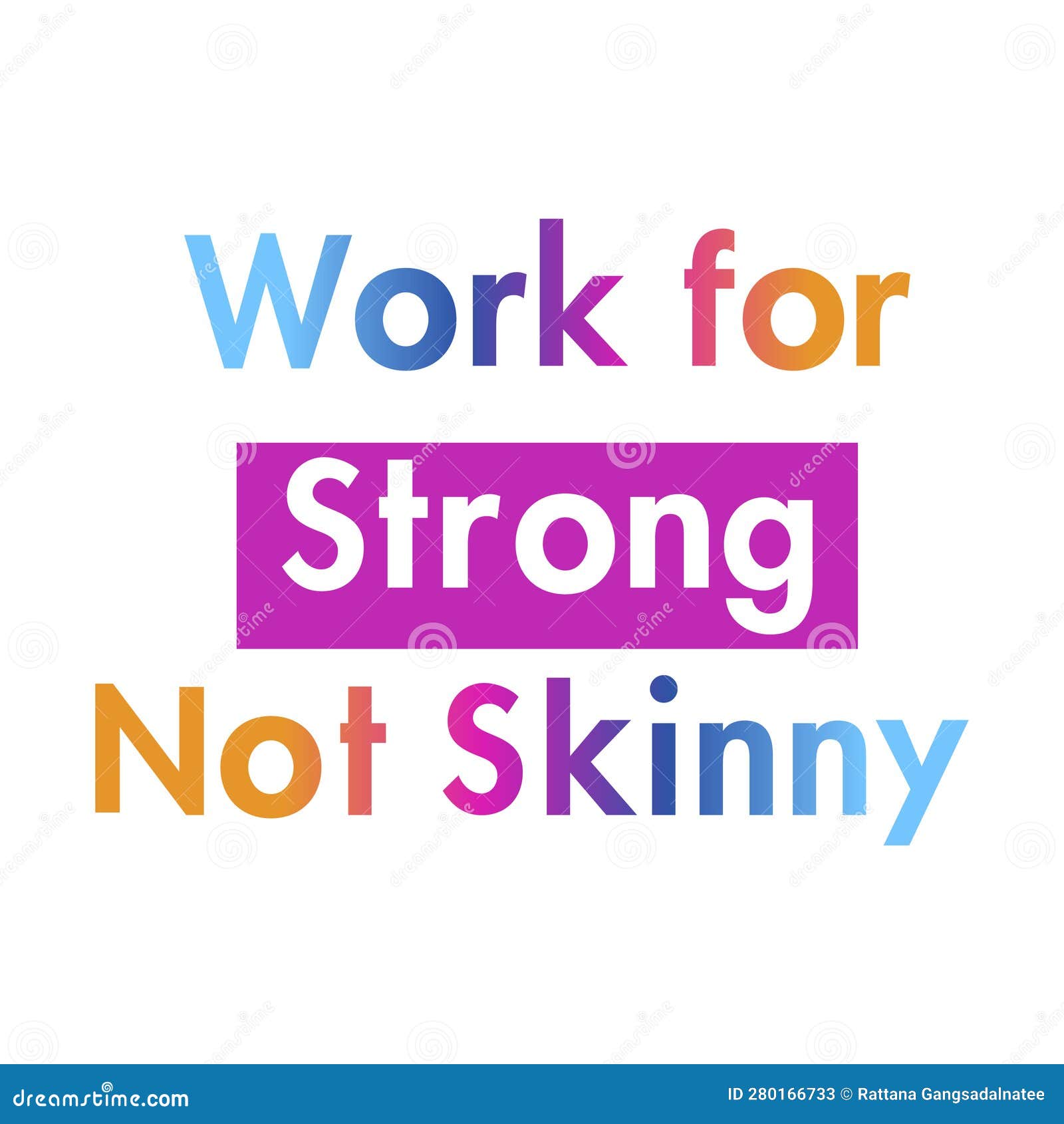 Work for strong not skinny stock vector. Illustration of wear - 280166733