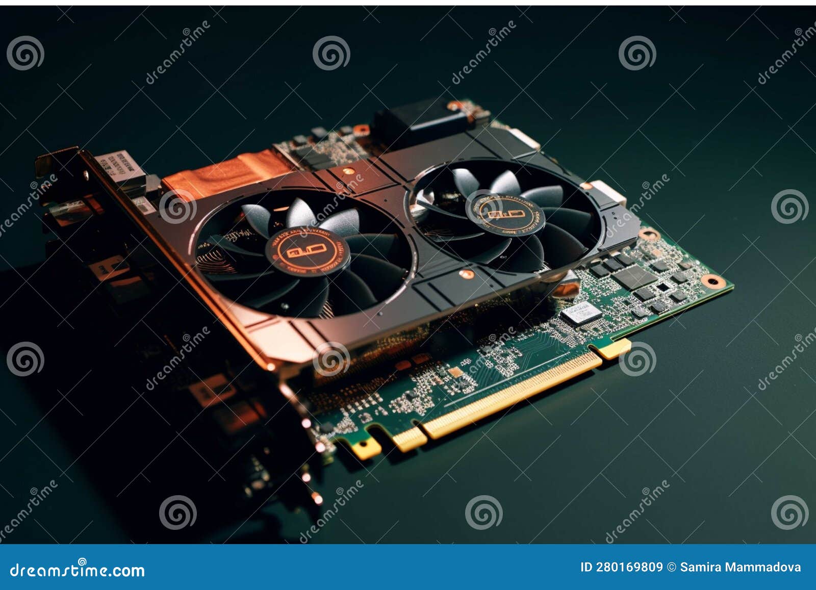 Computer graphic card stock illustration. Illustration of close - 280169809