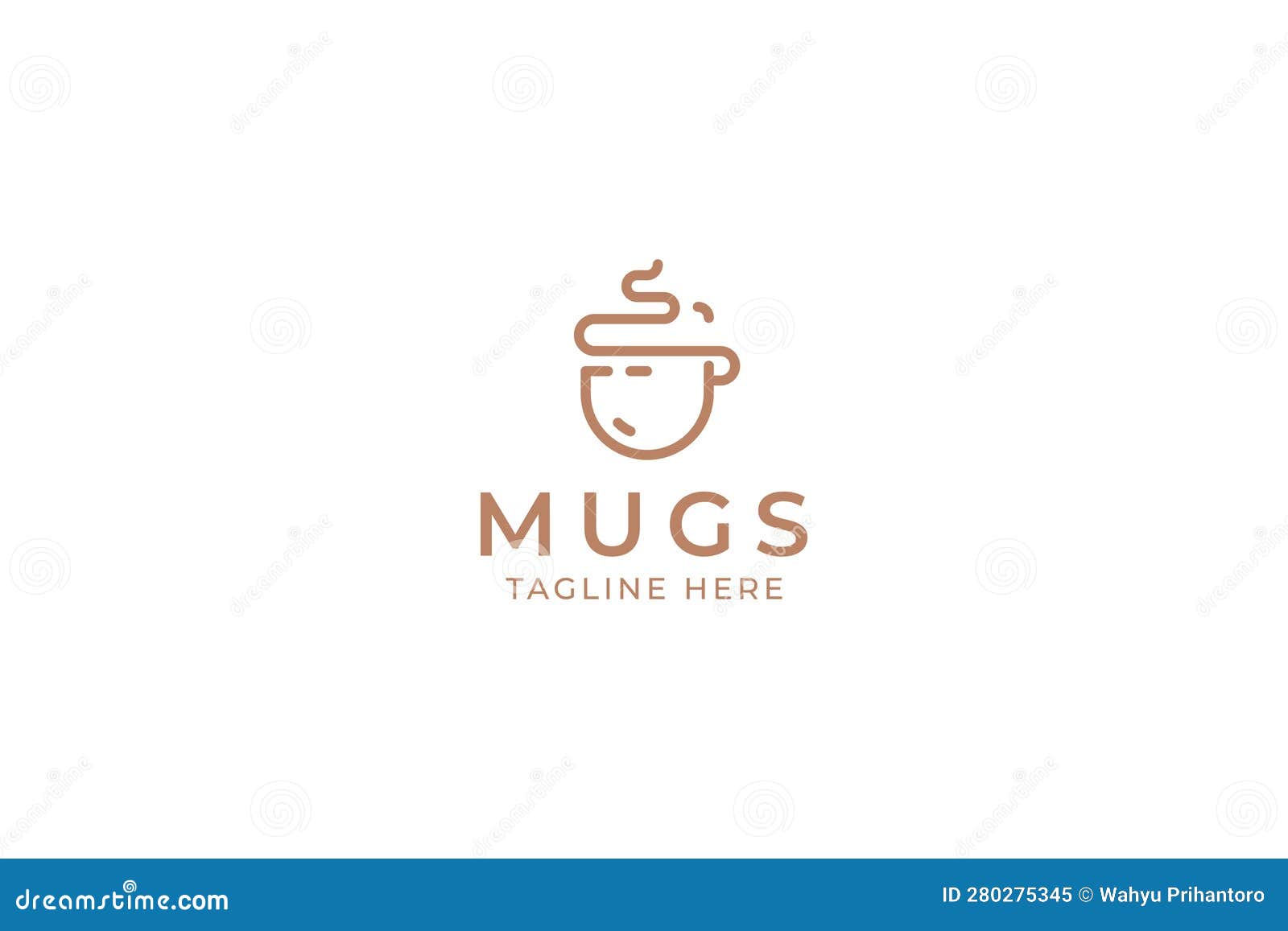 Mugs Face Abstract Icon Logo Beverage Stock Vector - Illustration of ...