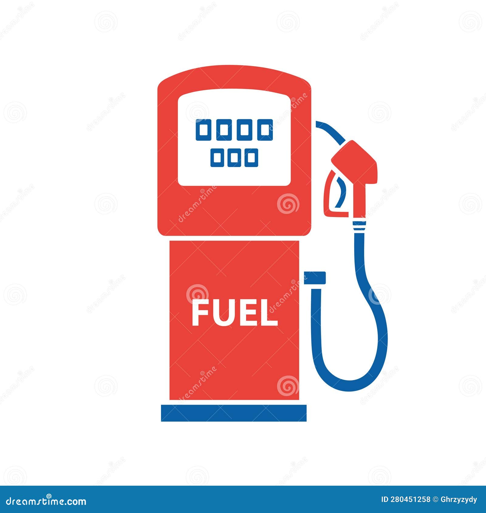 Fuel pump icon stock vector. Illustration of diesel - 280451258