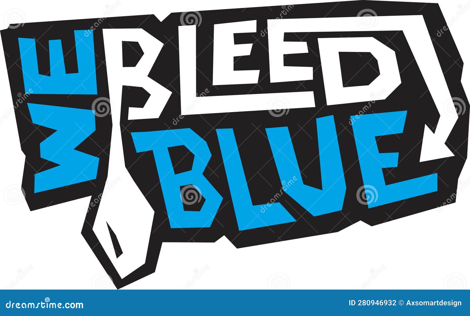 Bleed Red And Blue Background Stock Illustration | CartoonDealer.com ...