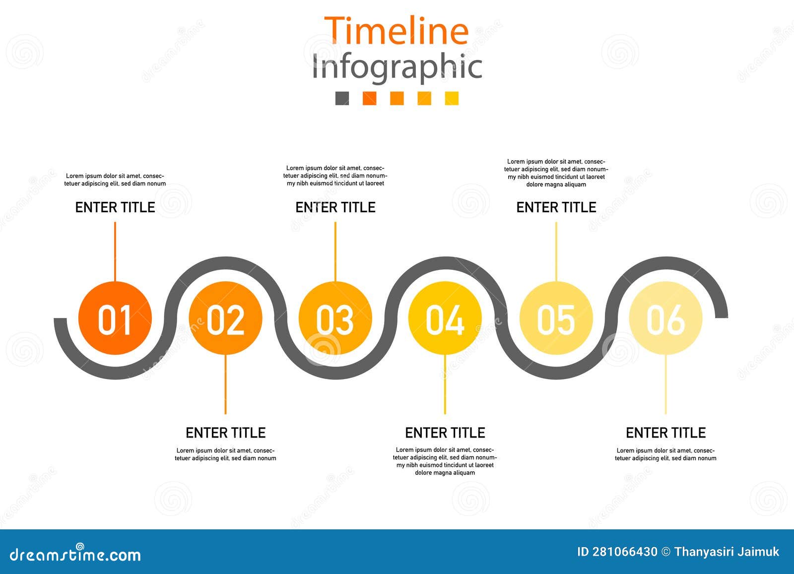 Circle Timelines Infographic Design Vector And Marketing Can Be Used ...