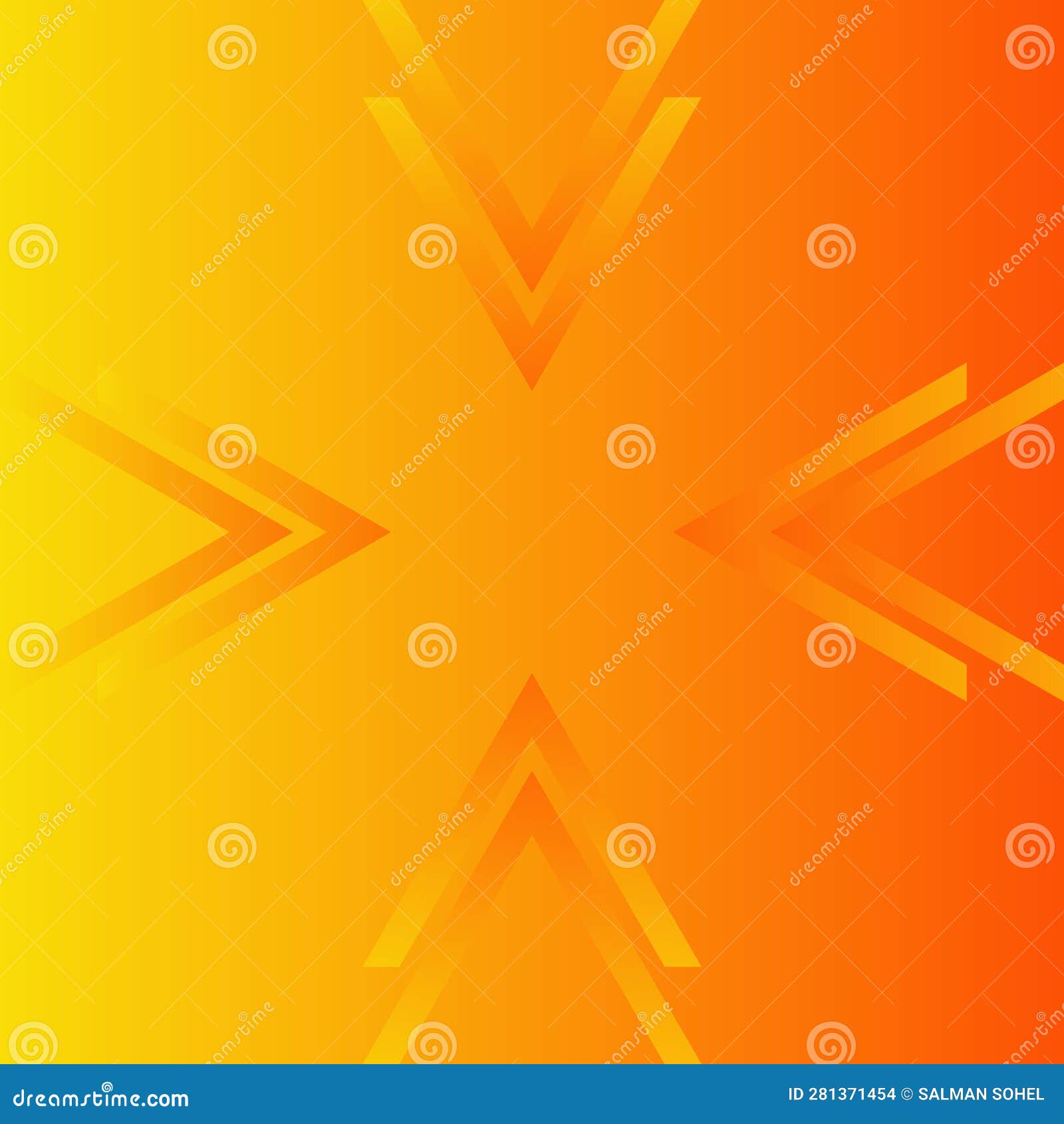 Abstract Orange Arrow Background Design Stock Photo - Image of abstract ...