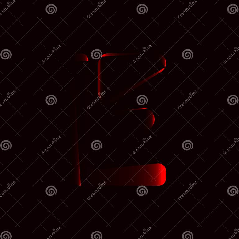 Abstract Red Color Bright Icon Symbol Design Stock Illustration ...