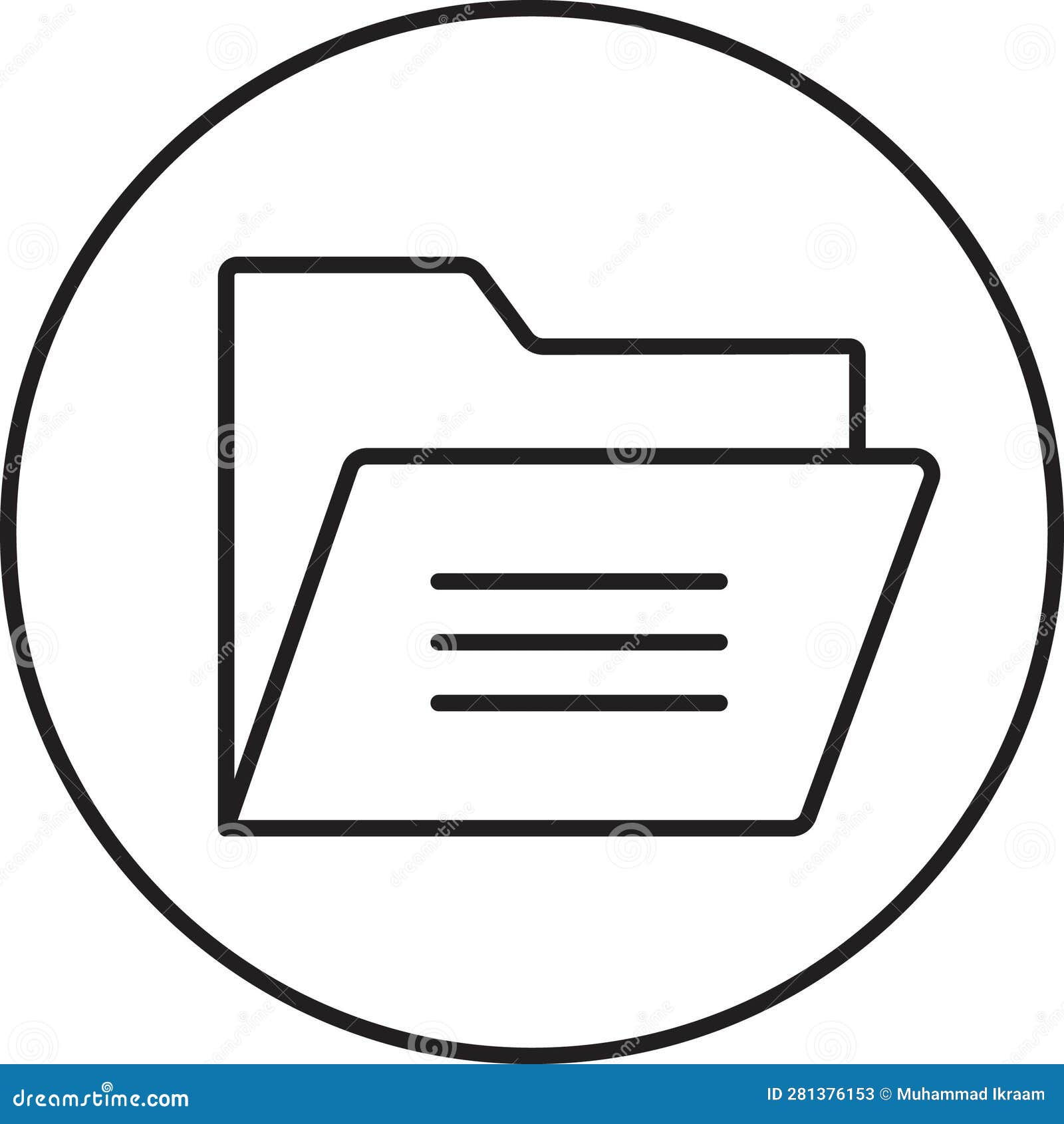 Folder Which Can Easily Edit or Modify Stock Illustration ...