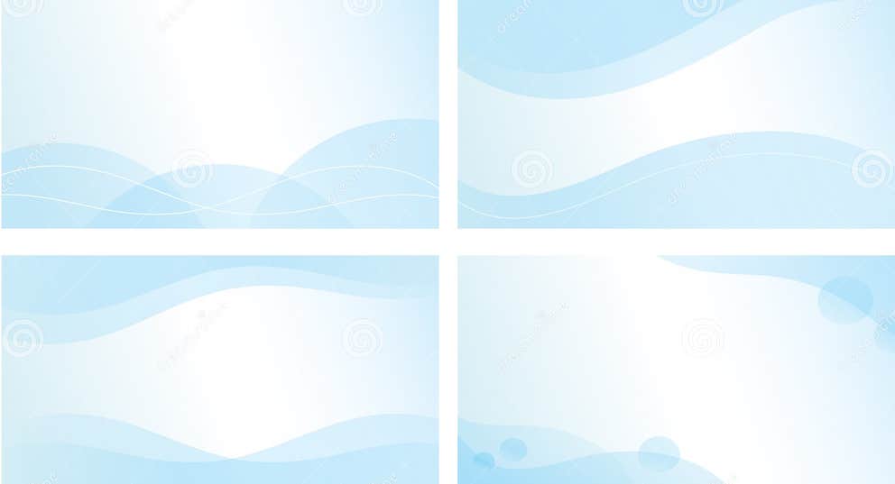 Pastel Blue Frame Set for Banner, Backdrop, Background, Wallpaper ...