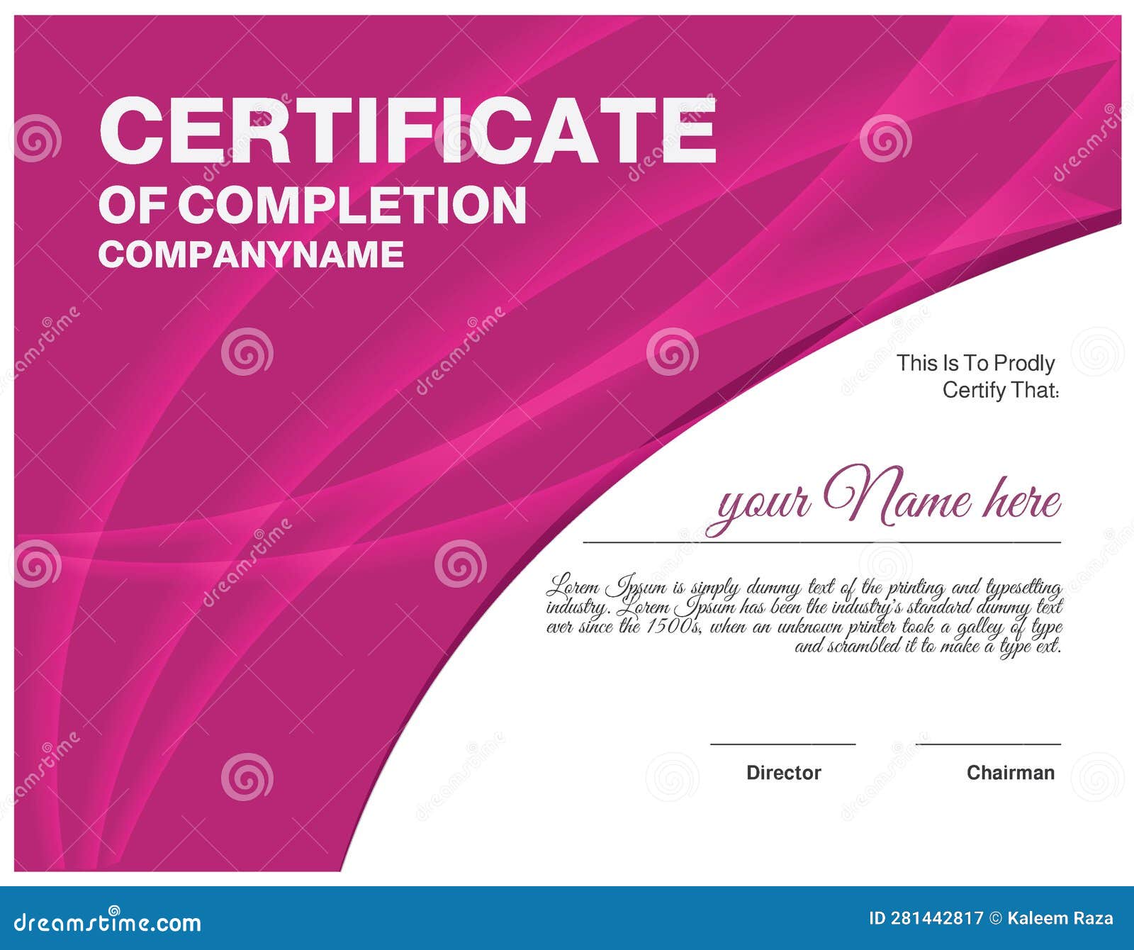 The Best Certificate Design Printable Cartoon Vector | CartoonDealer ...