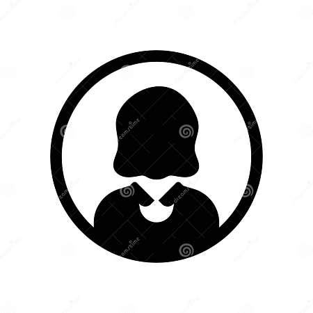 Women Profile Icon design stock vector. Illustration of person - 281449567